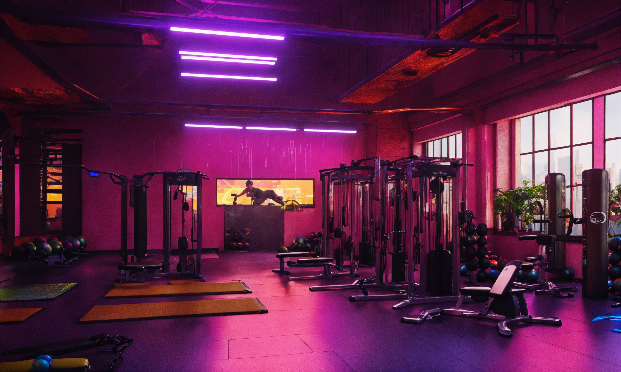 Lexica - Cyberpunk gym