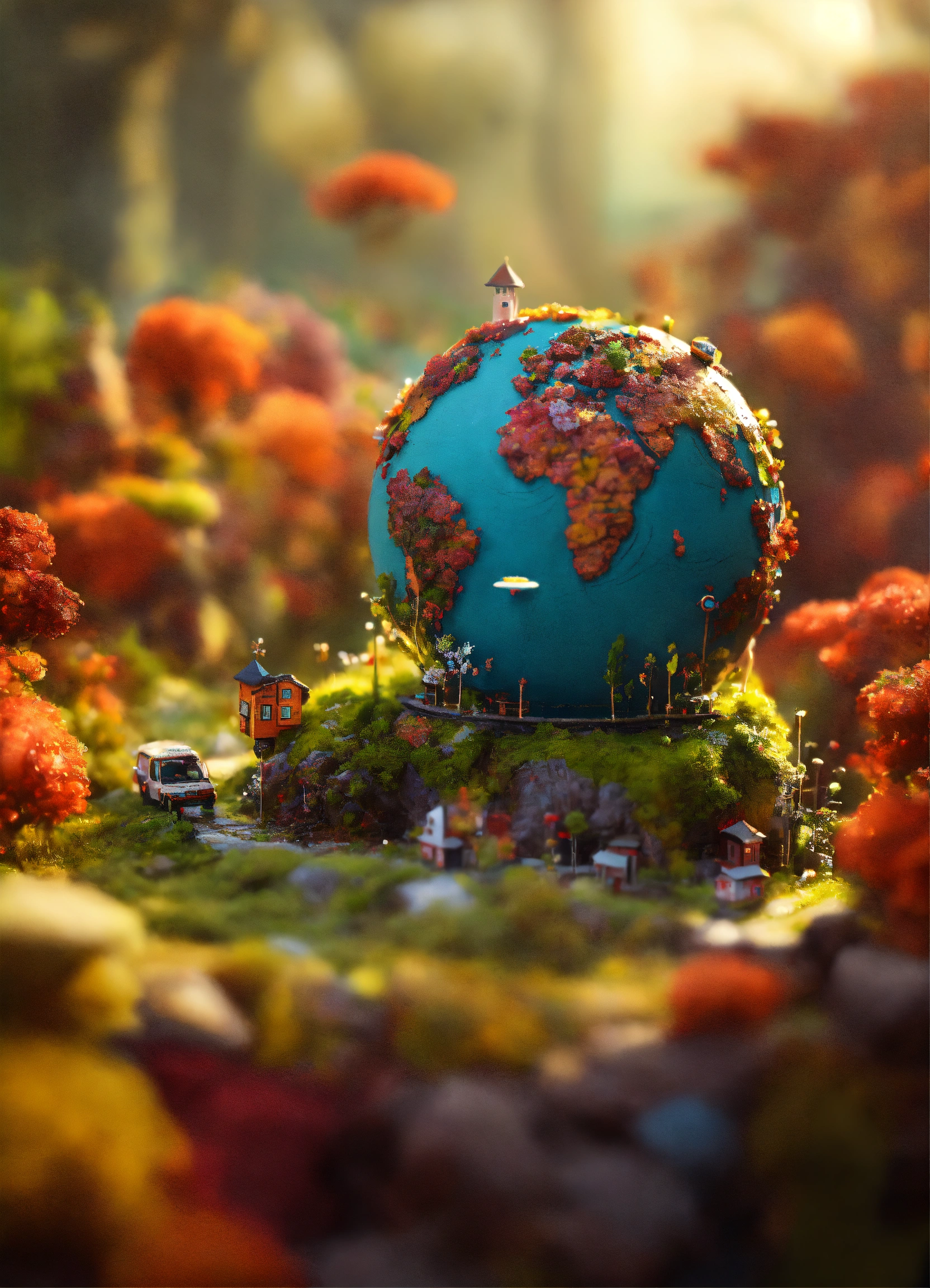 Lexica - A miniature cartoon planet