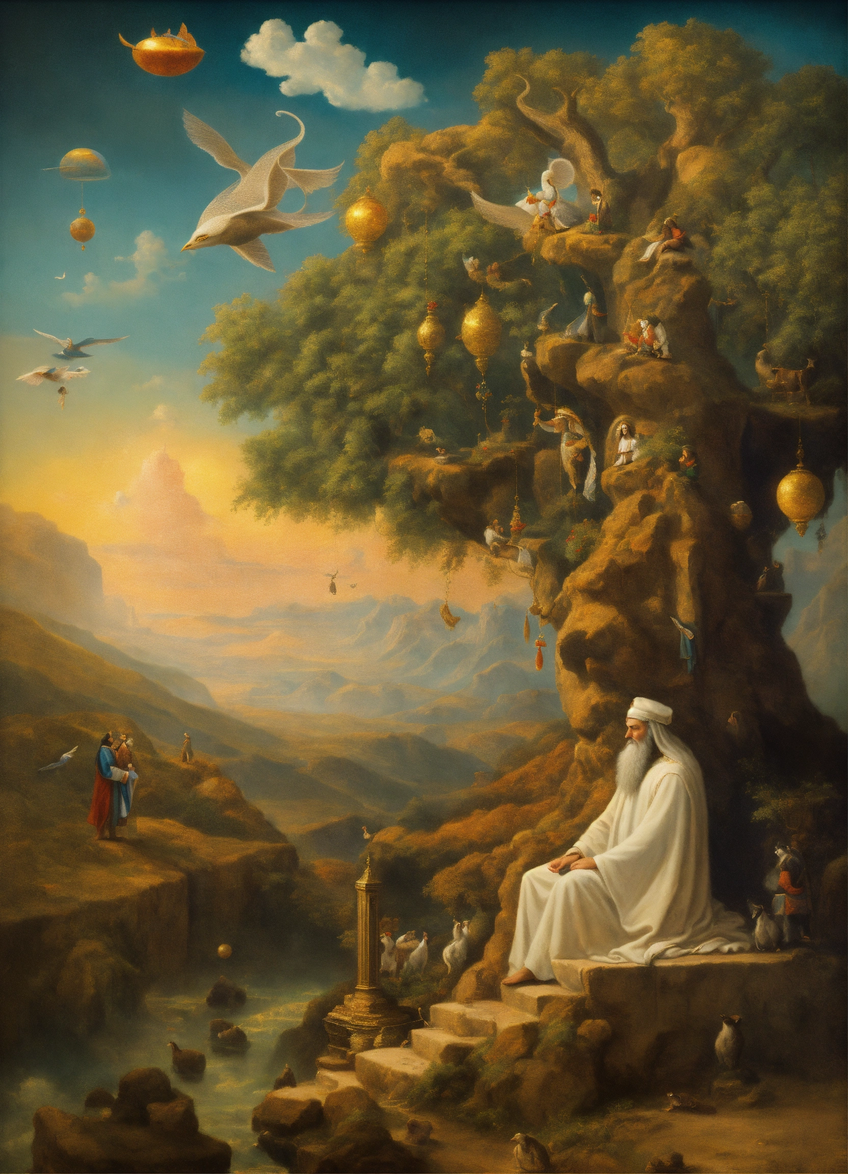 Lexica - IMAGES OF Surrealist Christian Jewish Creator God for fantasy.