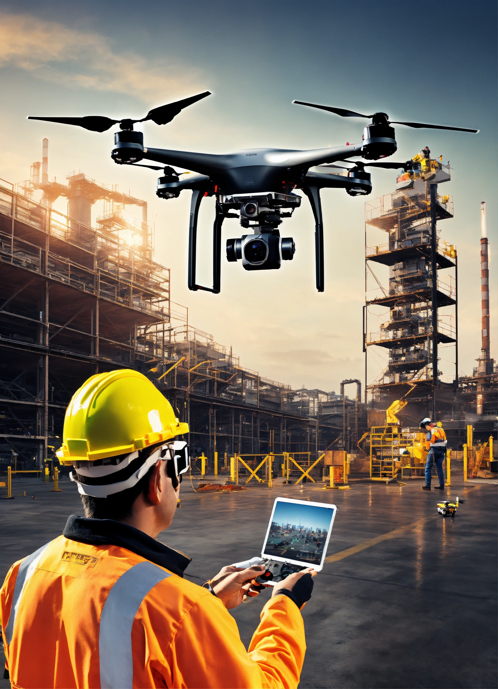 Lexica - "Photorealistic depiction of an advanced industrial setting ...