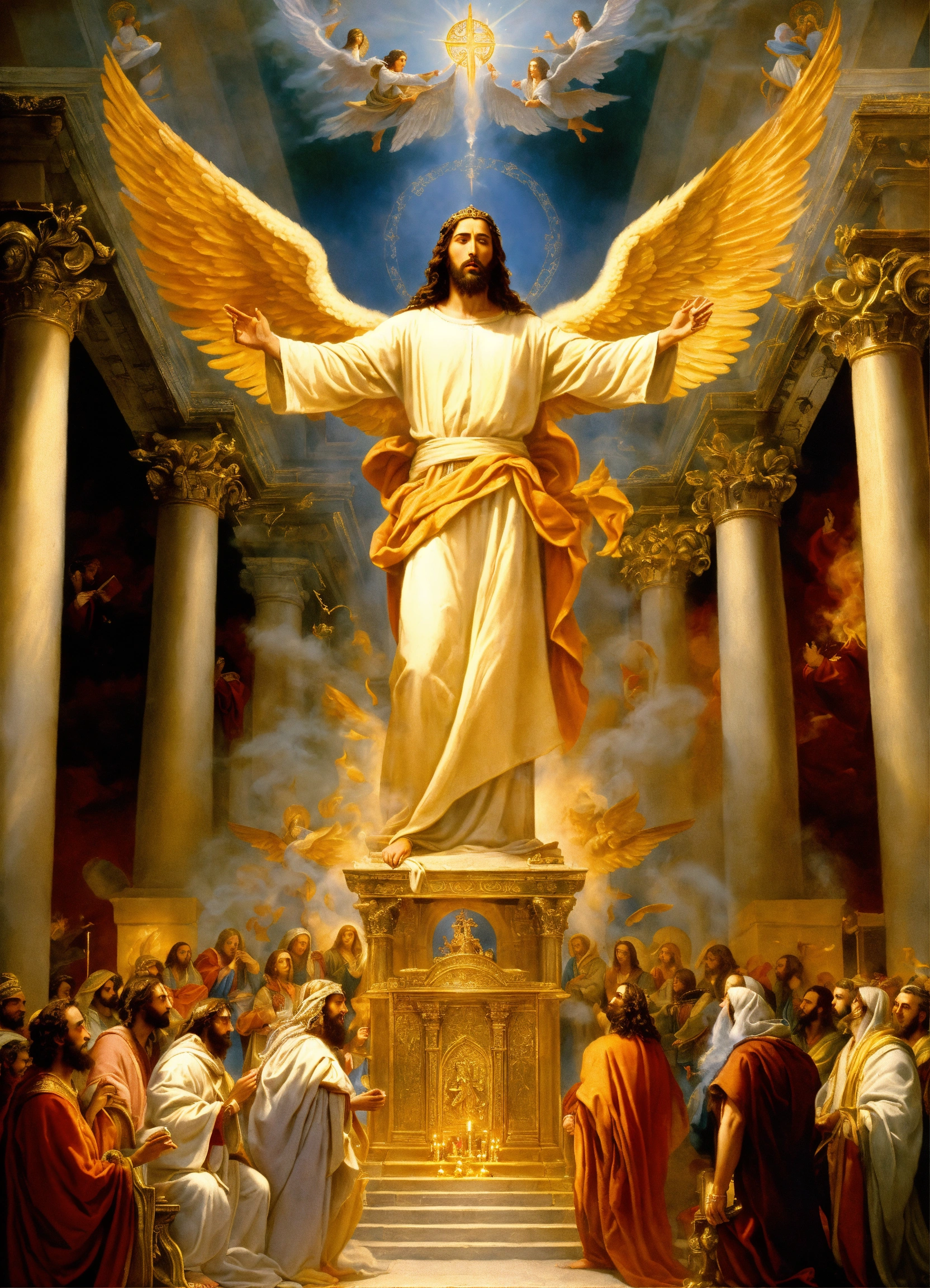 Lexica - Radiant and glorious Jesus Christ high and exalted and seated ...