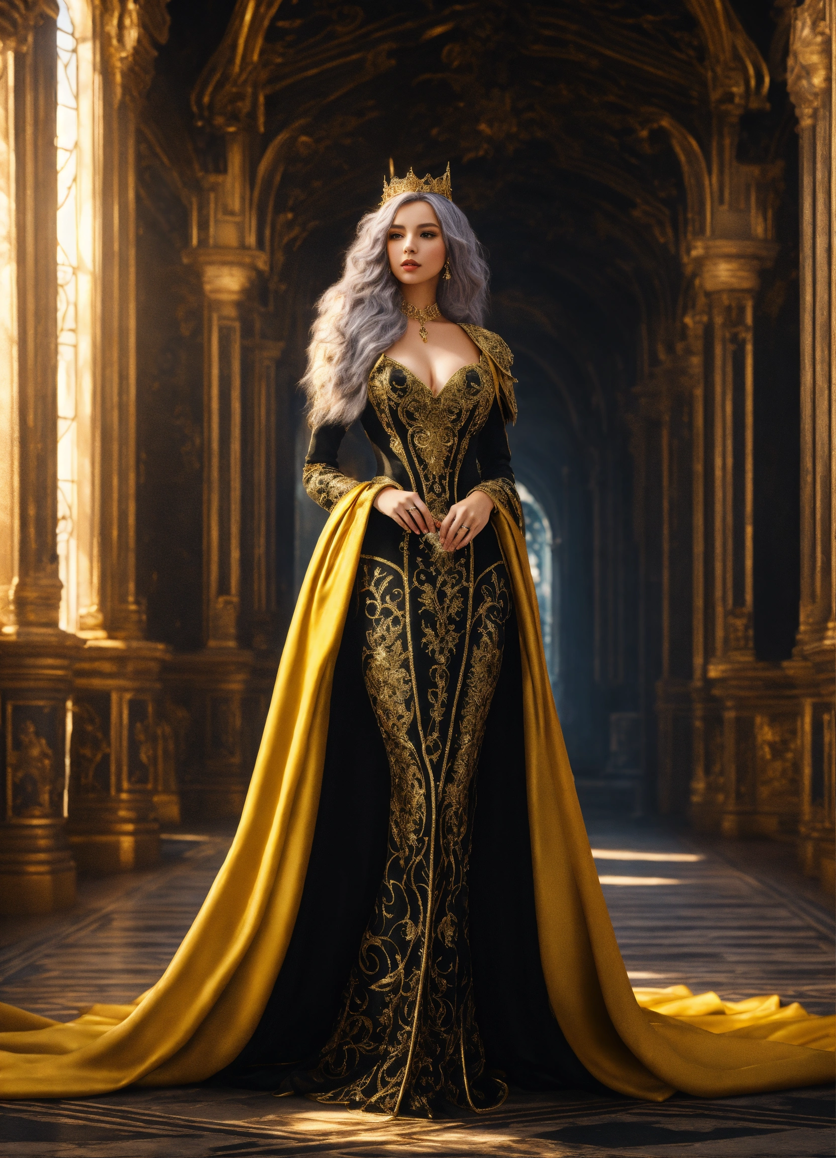 Lexica - The most ultra beautiful furry elfin queen full body in a ...