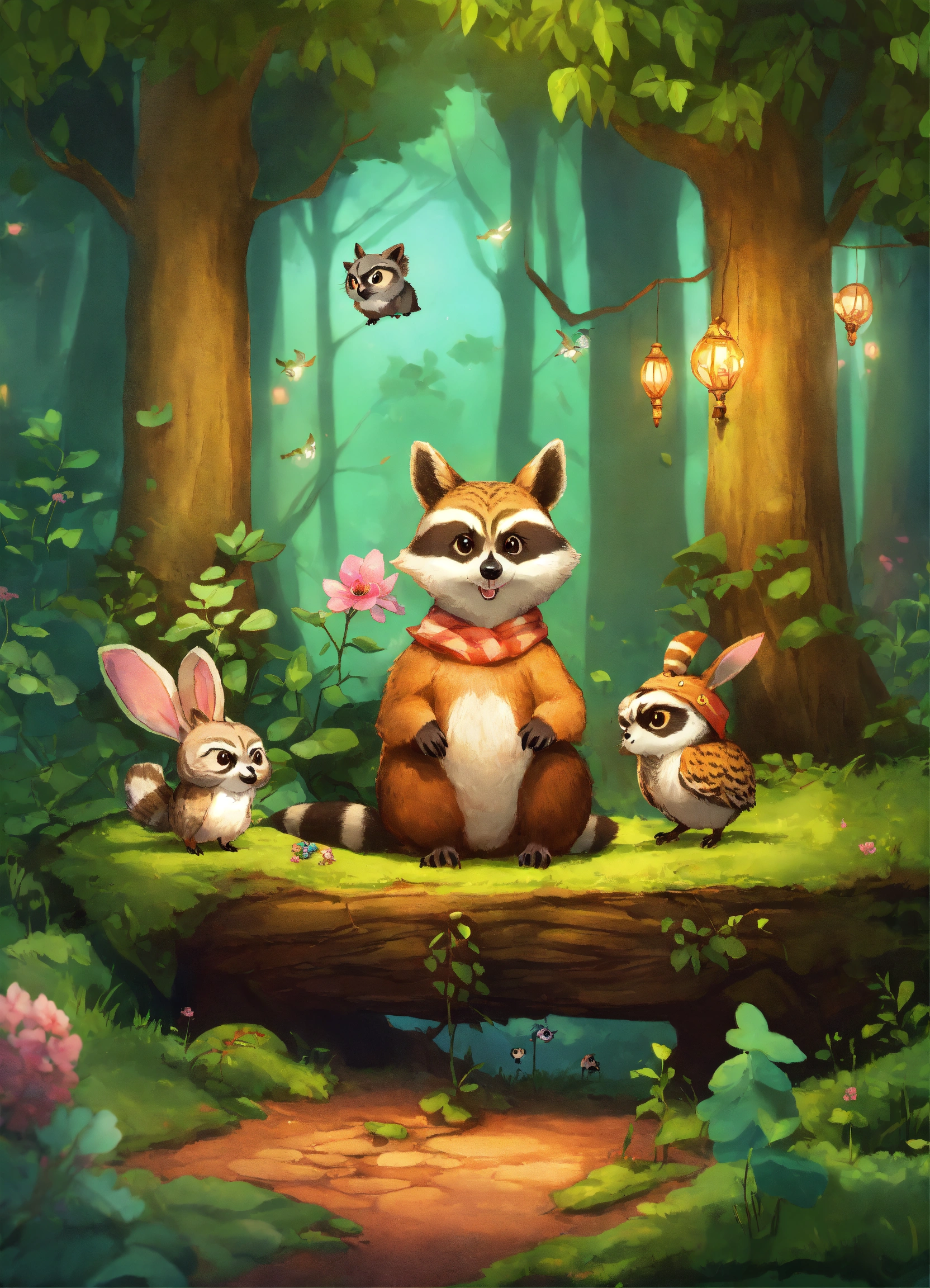Lexica - A raccoon, an owl and a rabbit find a fairy realm in the ...