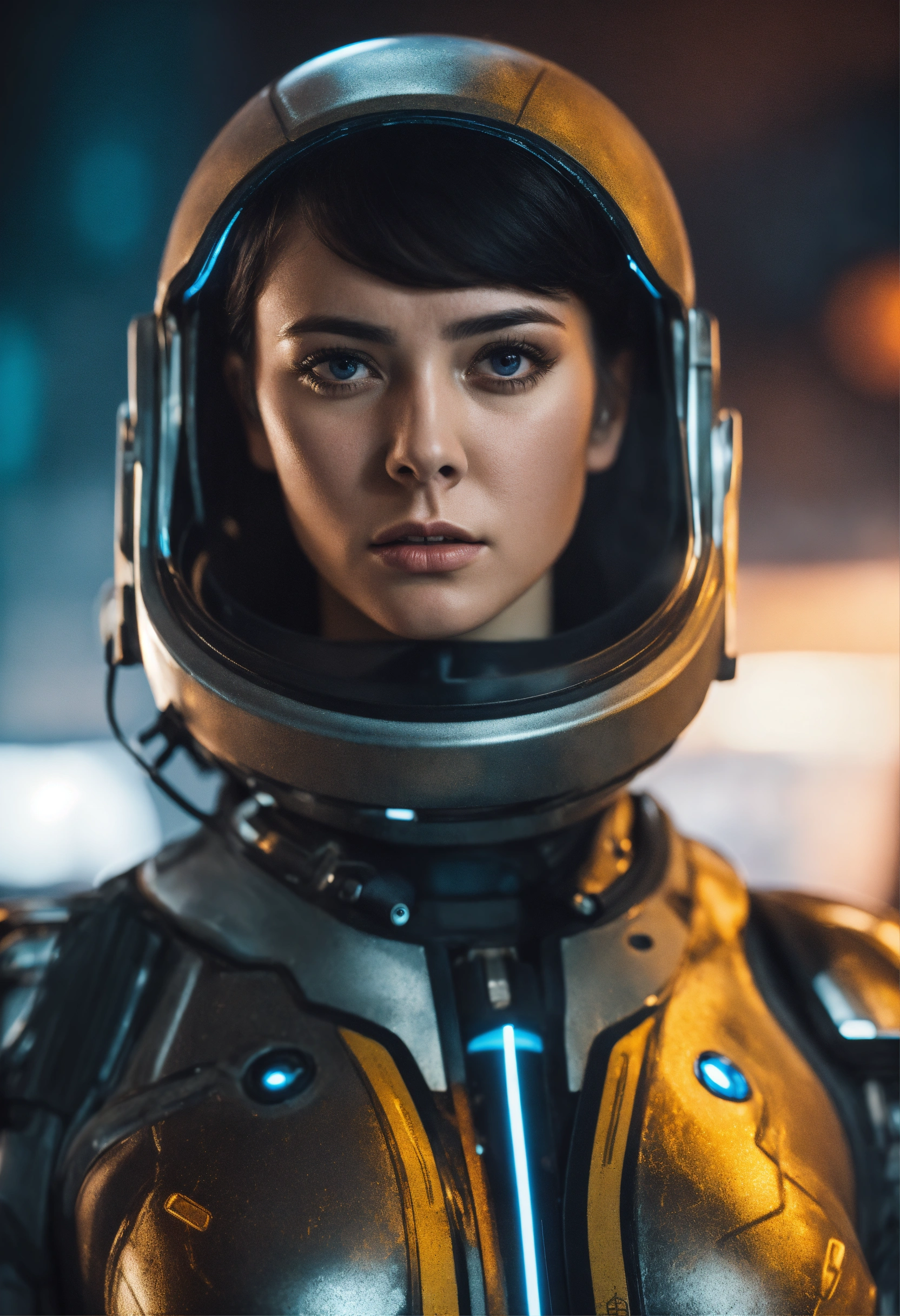 Lexica - A portrait of an ugly 25 years old woman, serious expression ...