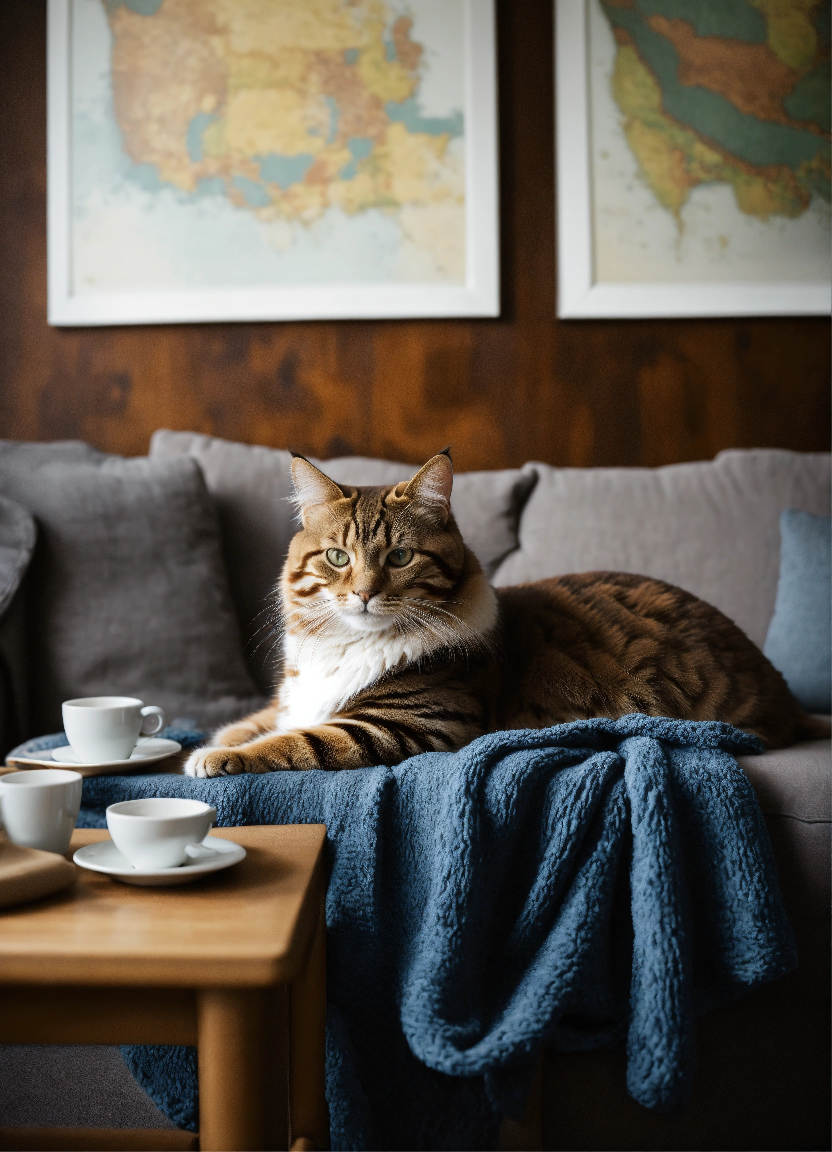 Lexica - SOFA Lumpy BLANKET IN FRONT OF THE SOFA SMALL TABLE ON THE ...