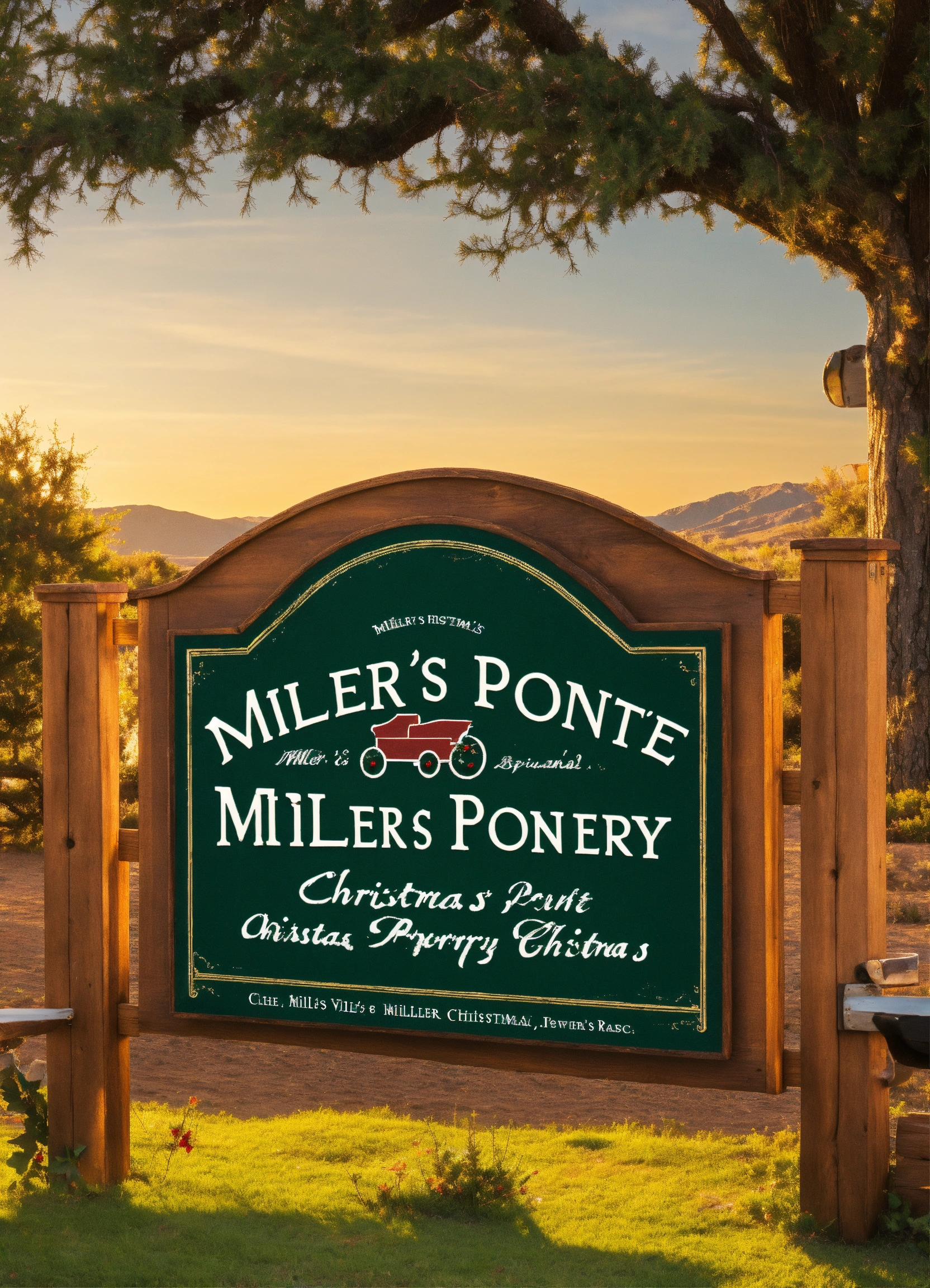 Lexica - A nice ranch sign that says Miller’s Pointe, gated property ...