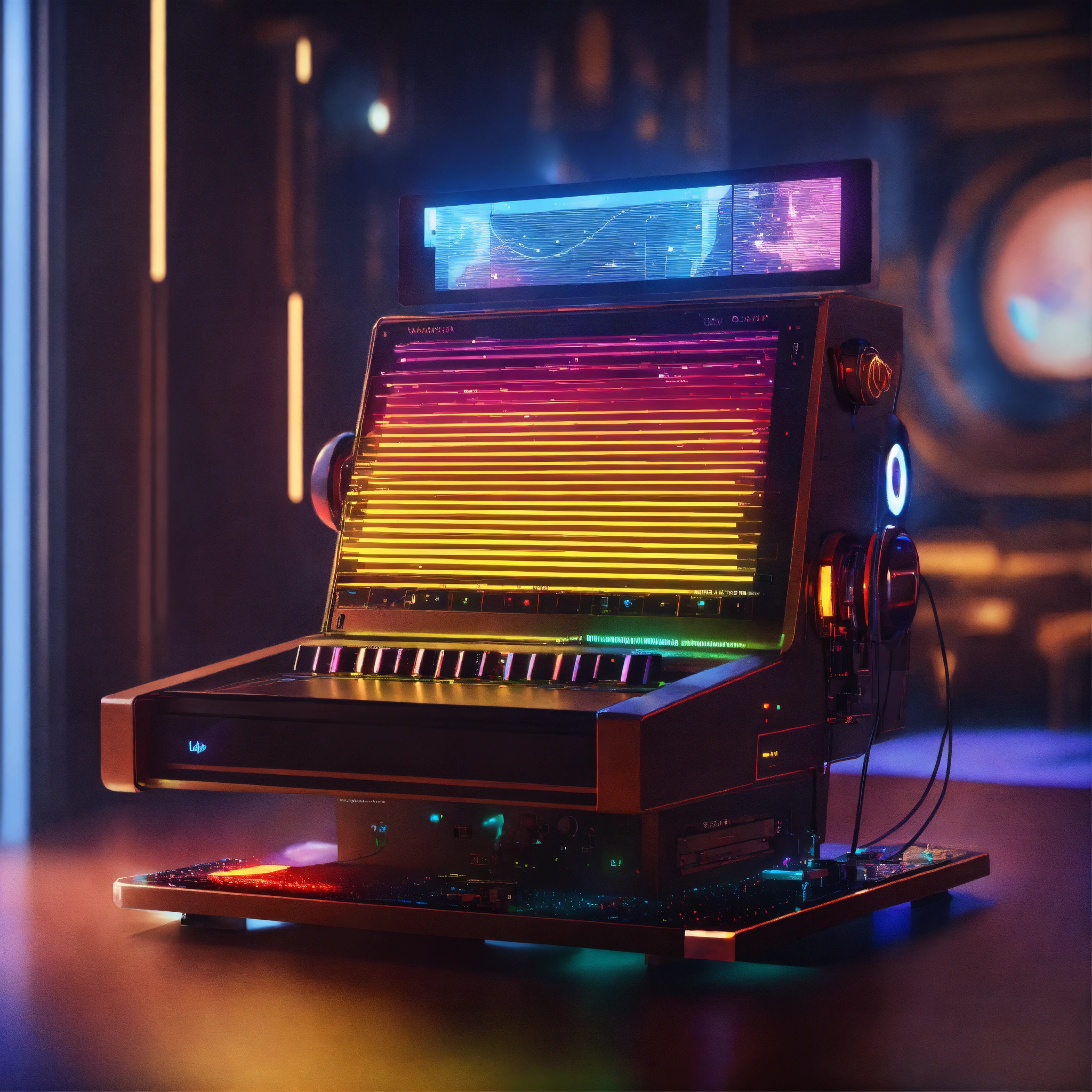 Lexica - A sound visualizer machine with personality, waveform ...