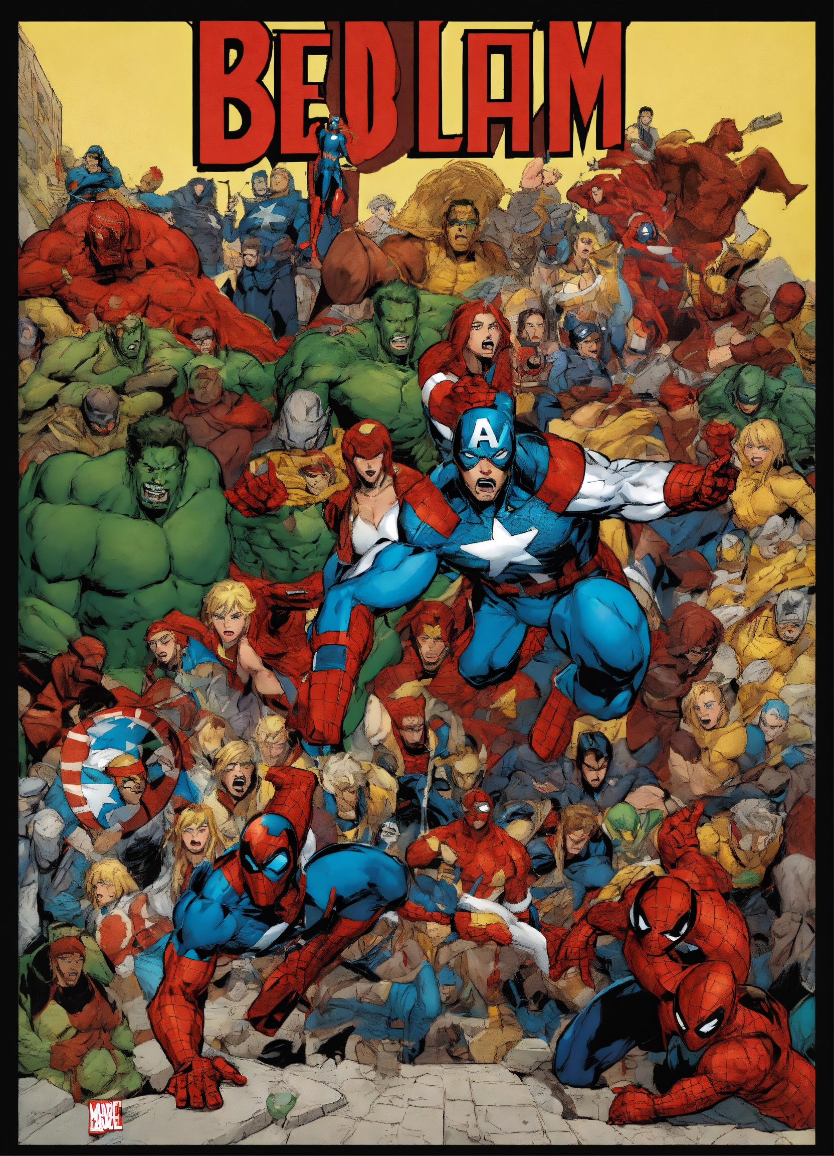 Lexica - Marvel bedlam without words or logos