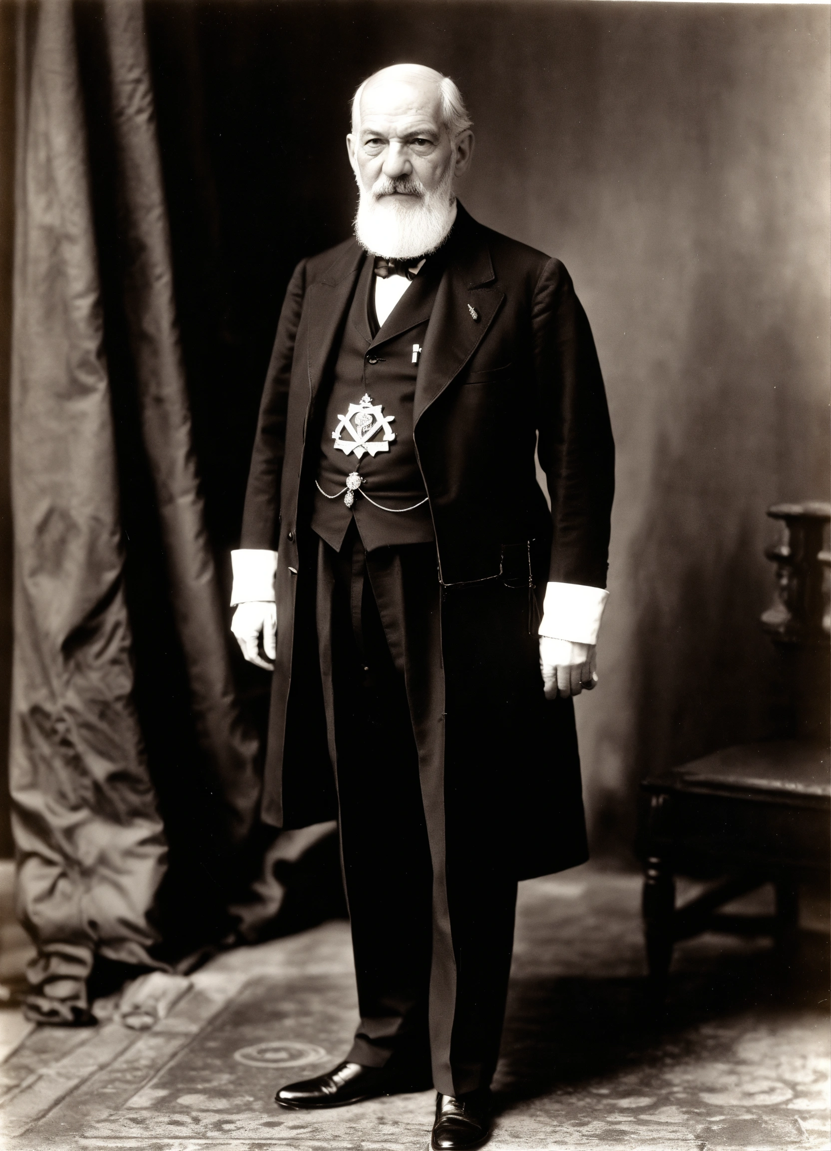 Lexica - Sigmund Freud standing, wearing a Masonic apron, as a ...