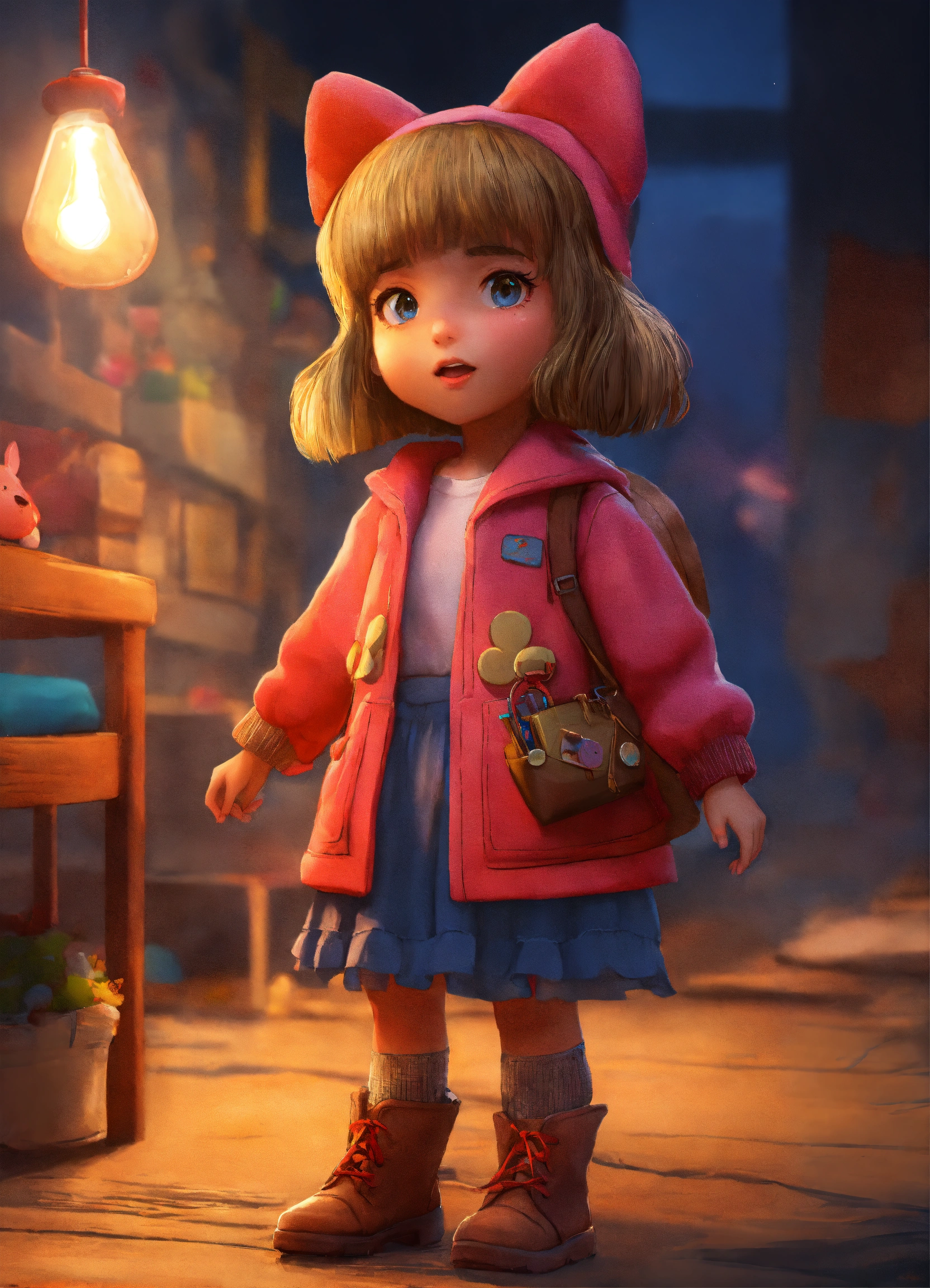 Lexica - Lisa character concept for children