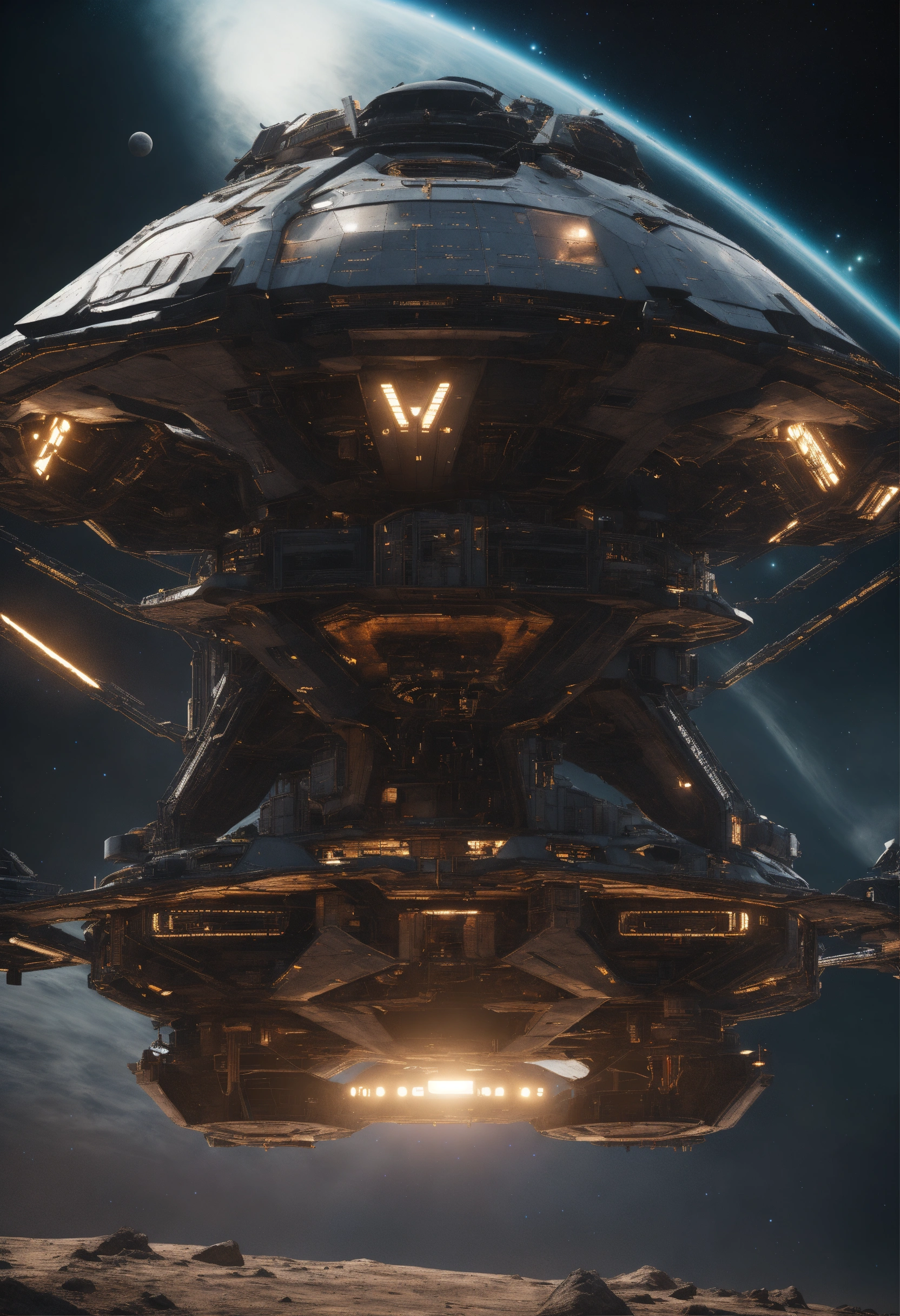 Lexica - Ultra futuristic starship Designed by 8k resolution ,hyper ...