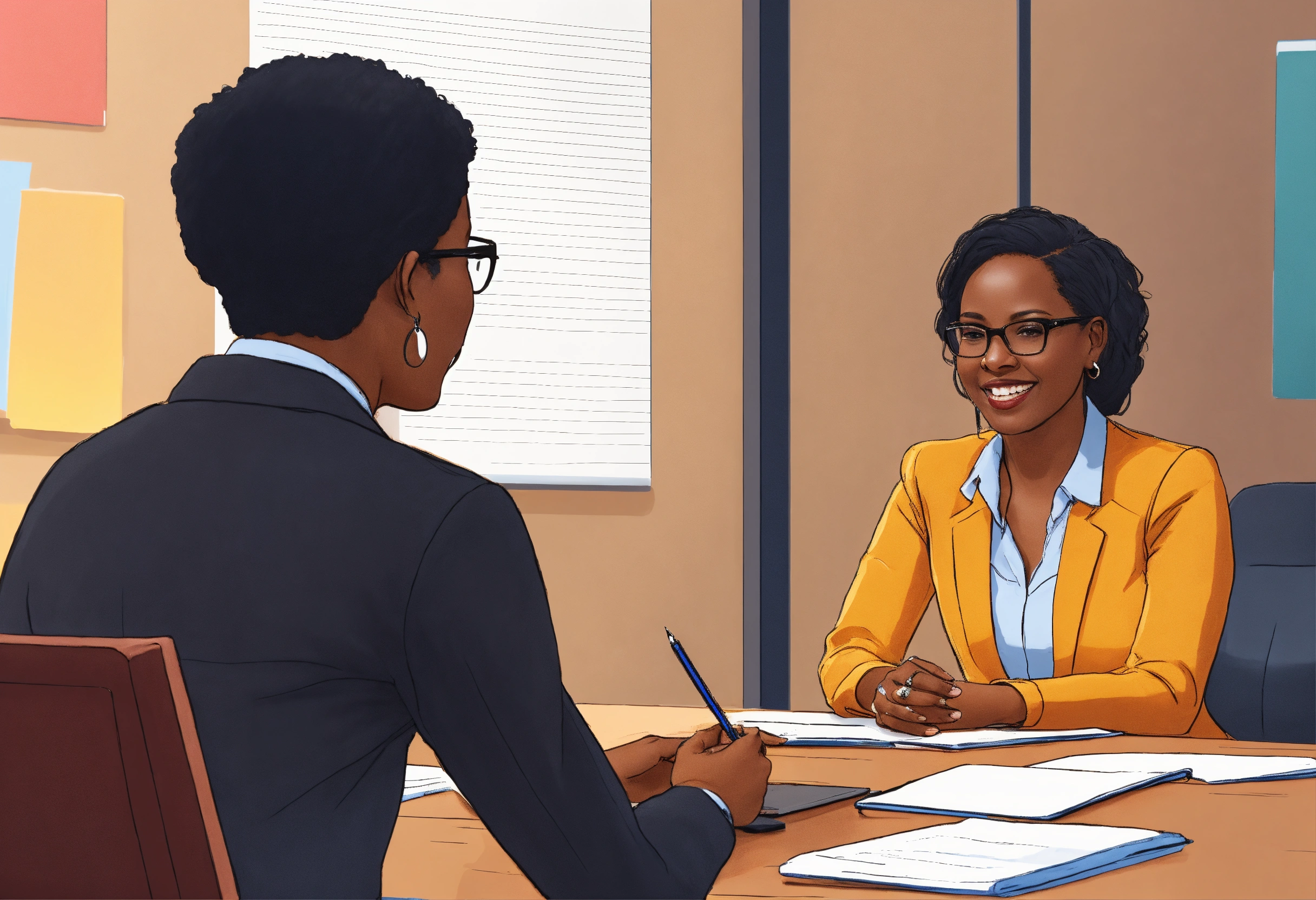 Lexica - A simple portrait of a professional looking female black ...