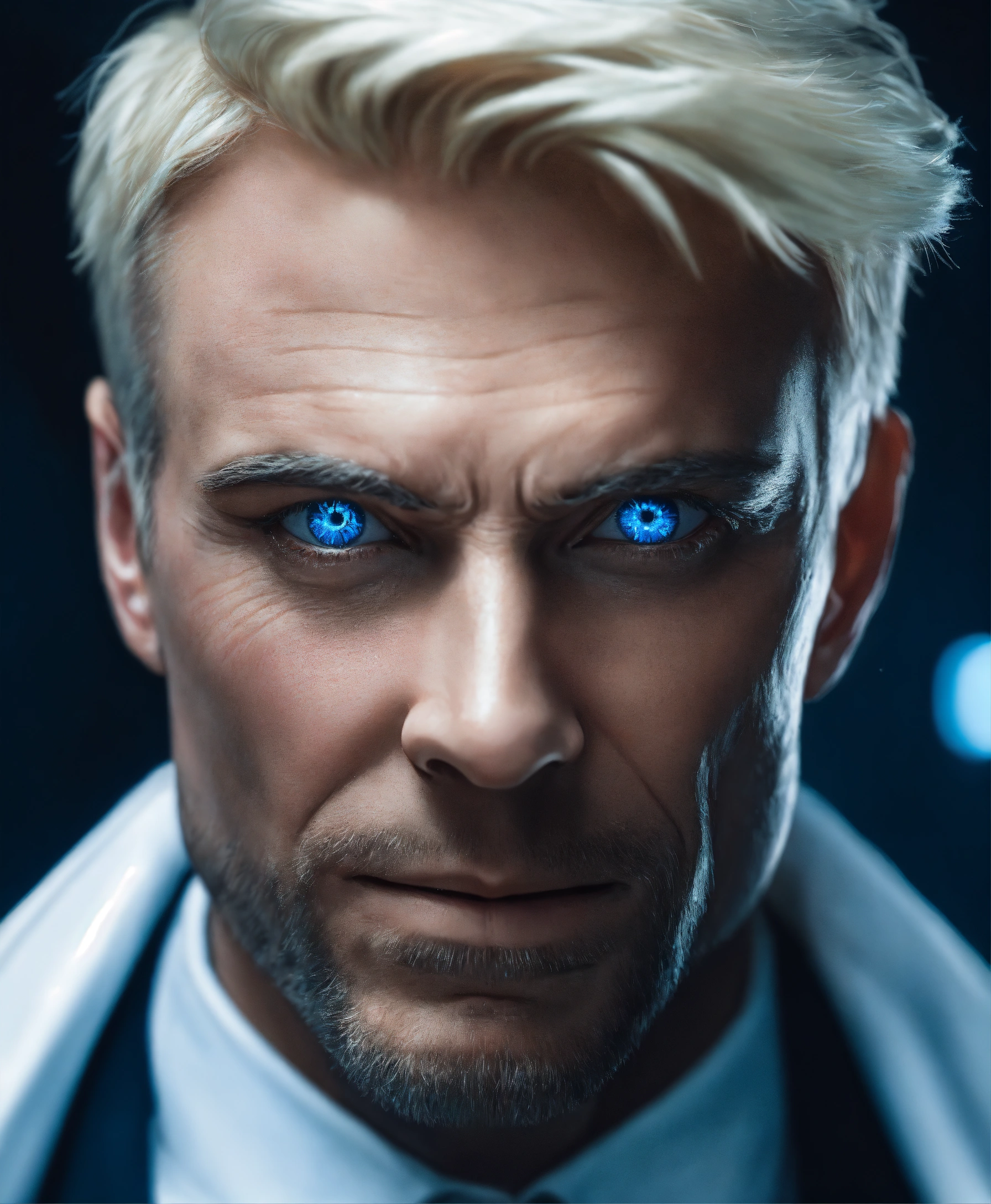 Lexica - A realistic photo of psychopath 45 years old scary man with ...