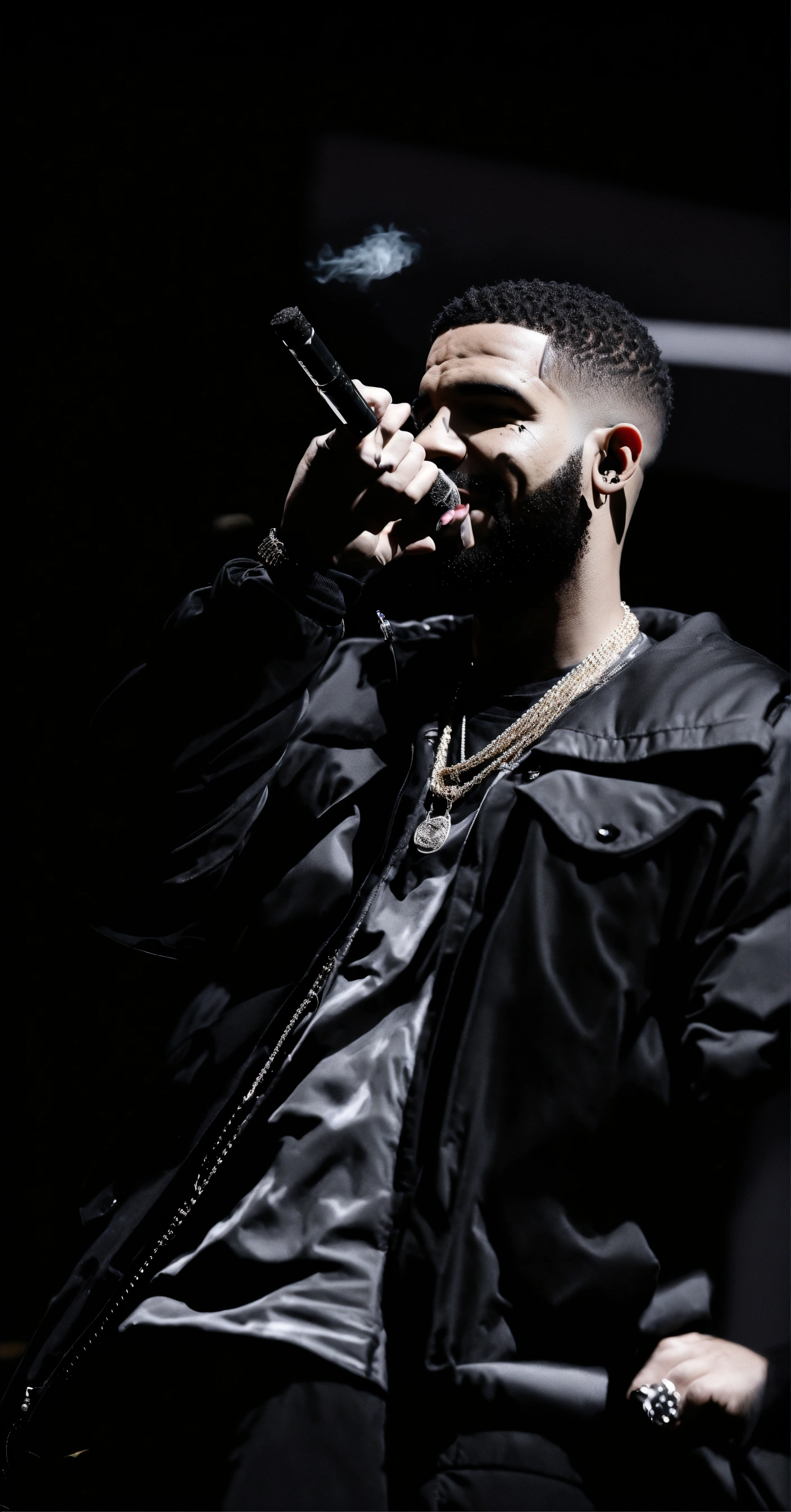 Lexica - Drake et pop smoke avec des doudoune noir