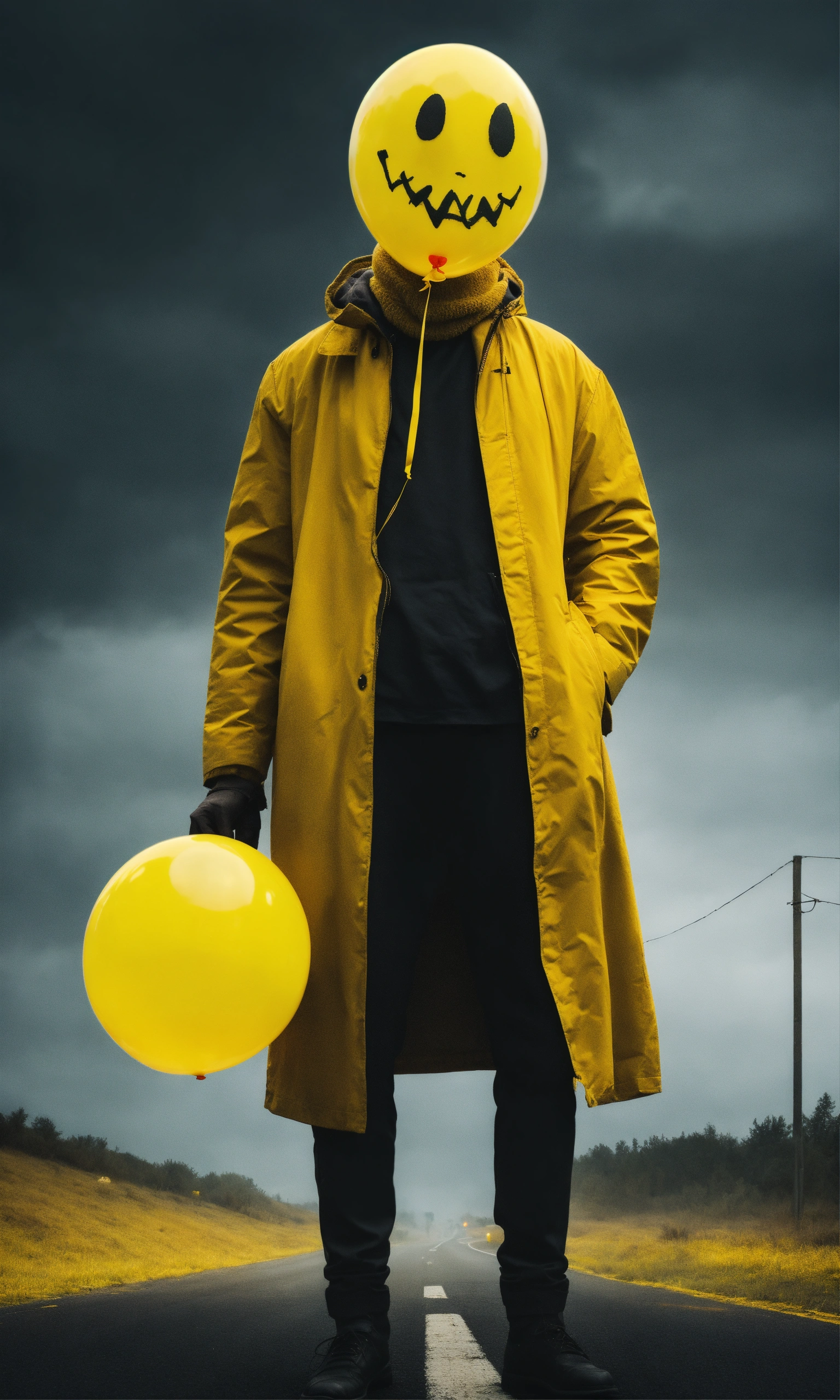 Lexica - Dark aesthetic, A creepy man standing on the otherside of the ...