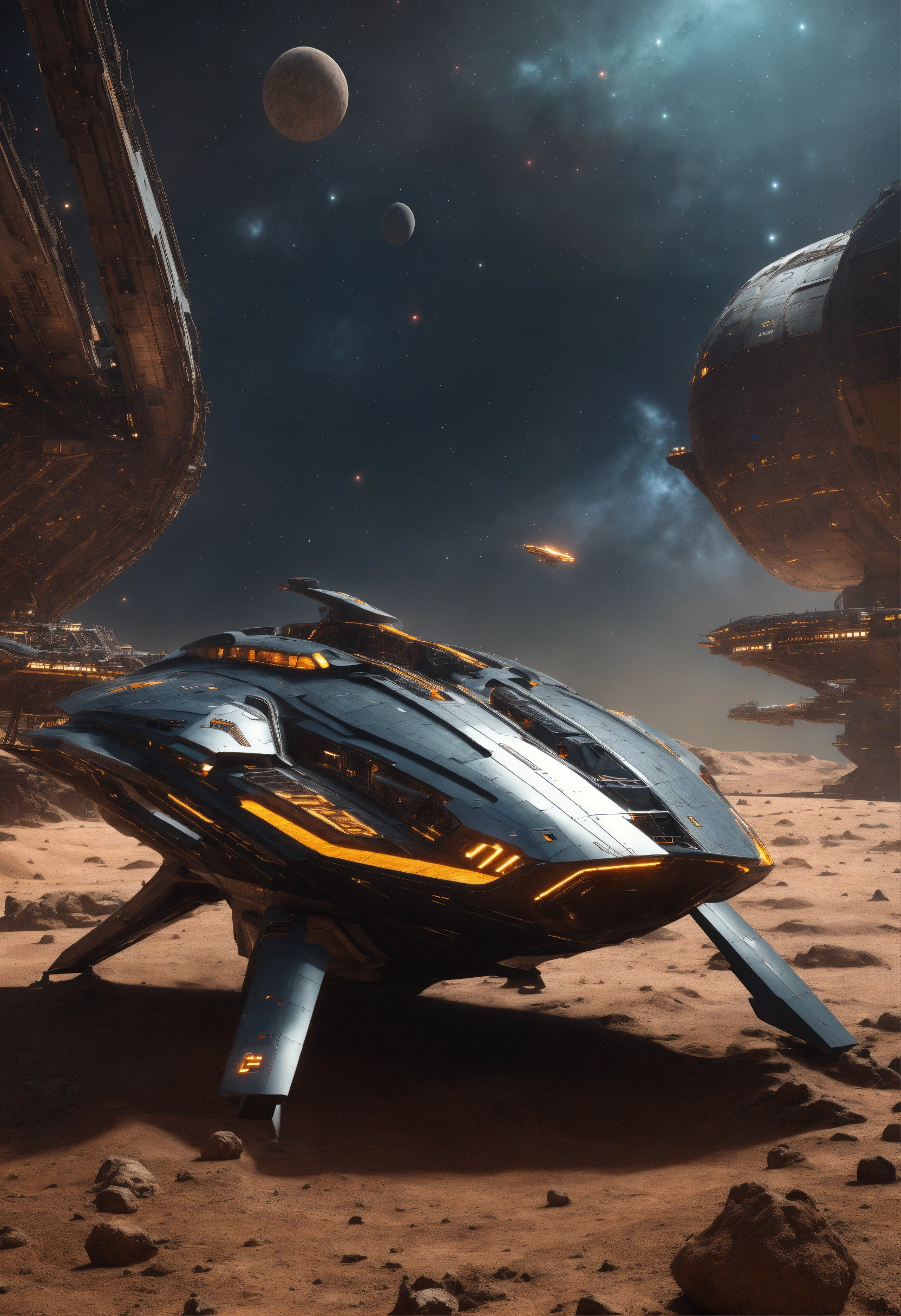 Lexica - Ultra futuristic design starship Designed by 8k resolution ...