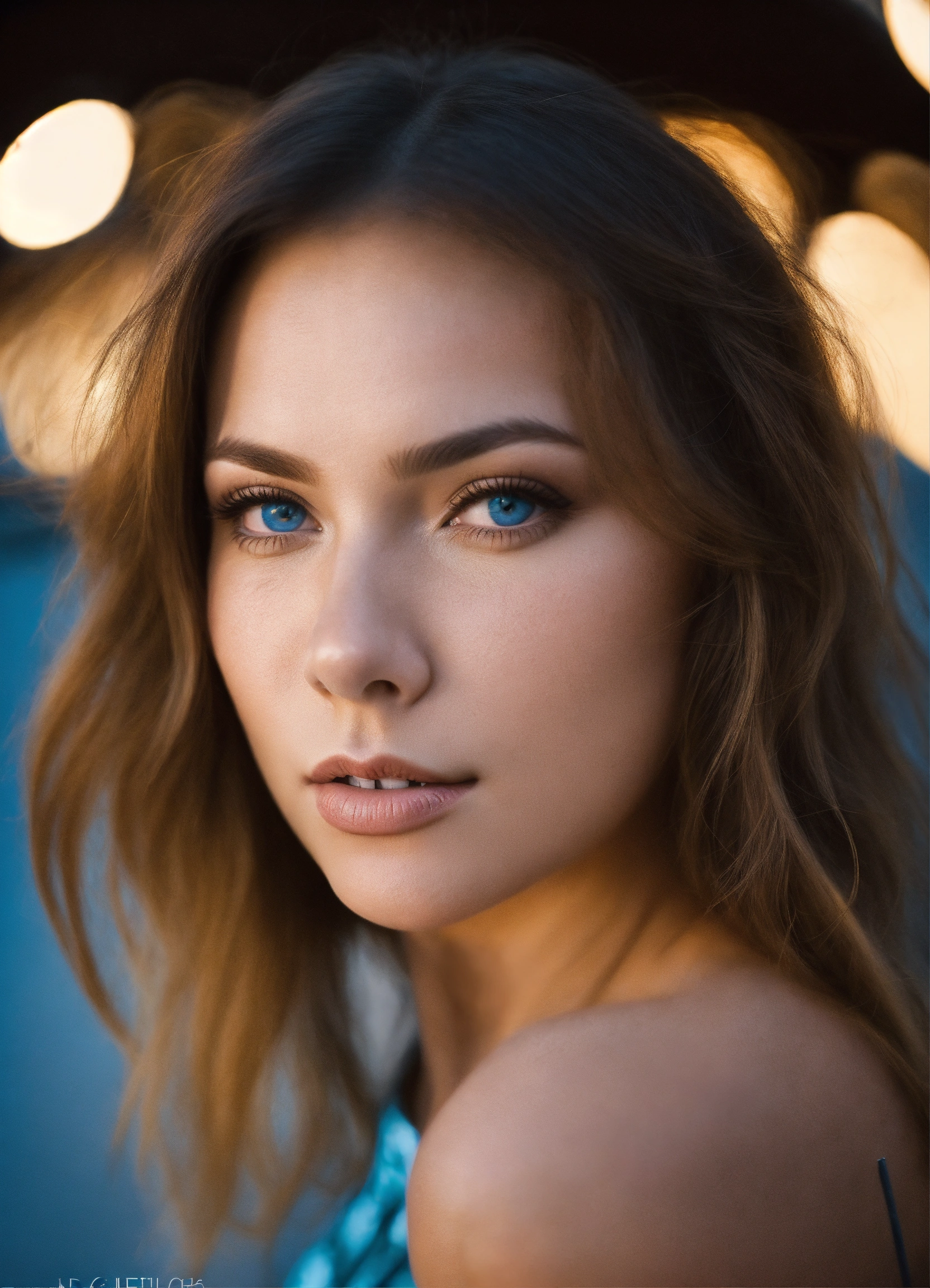 Lexica - A real photo of a 27 year woman, with perfect lips and big ...