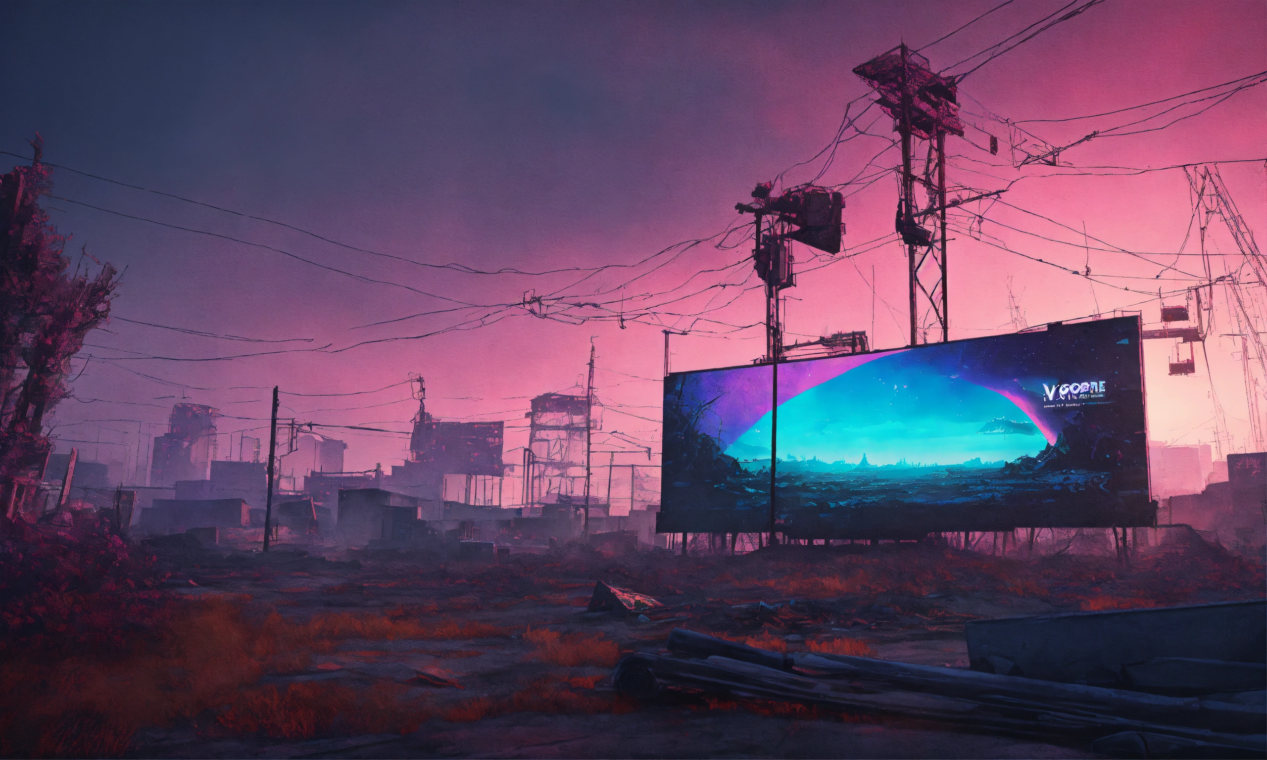 Lexica - A beautiful, sharp focus, massive digital billboard in the ...