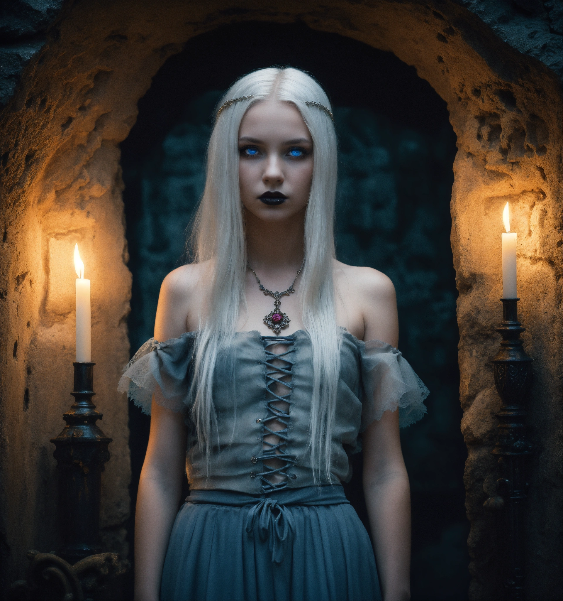 Lexica - Body portrait, sehr kindhafte deadly pale twelve year old ...