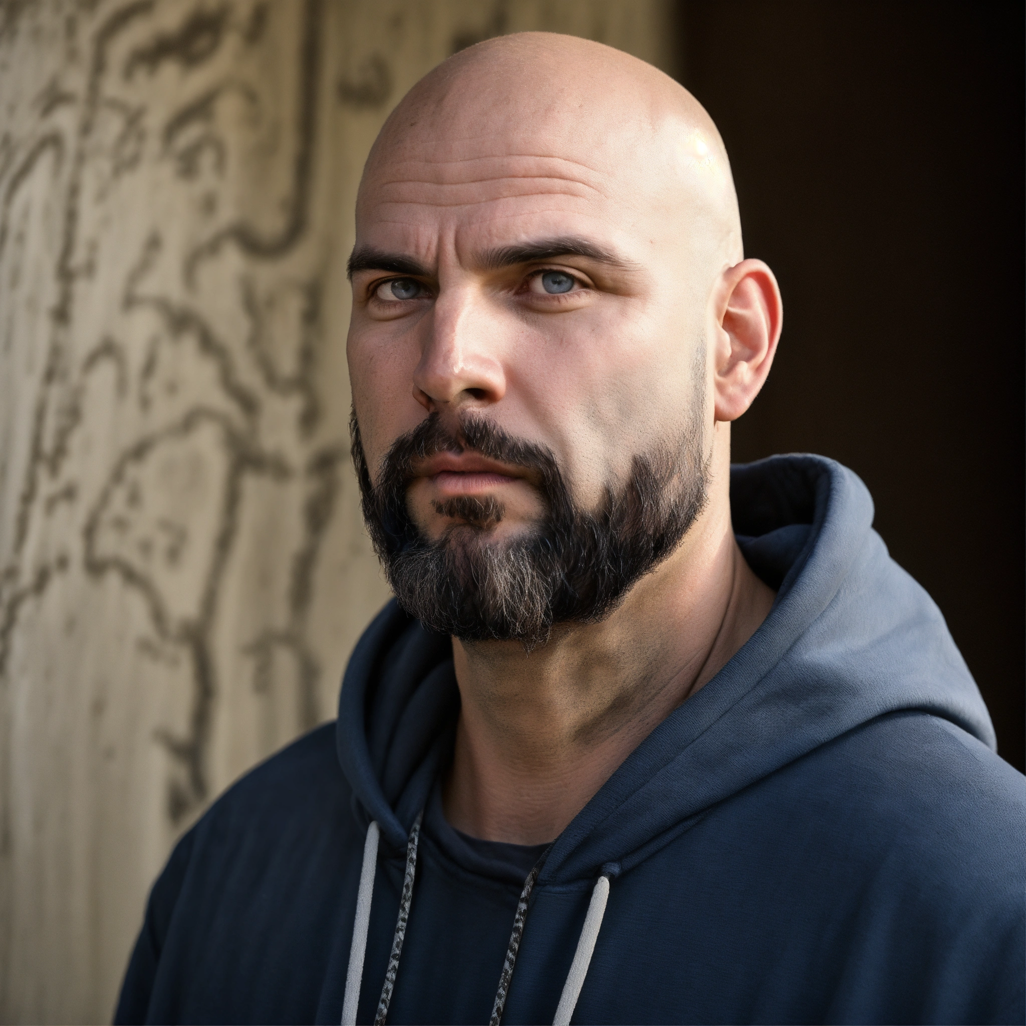 Lexica - JOHN FETTERMAN A GIANT HOMELESS MAN WITH BALD HEAD, DROOPY ...