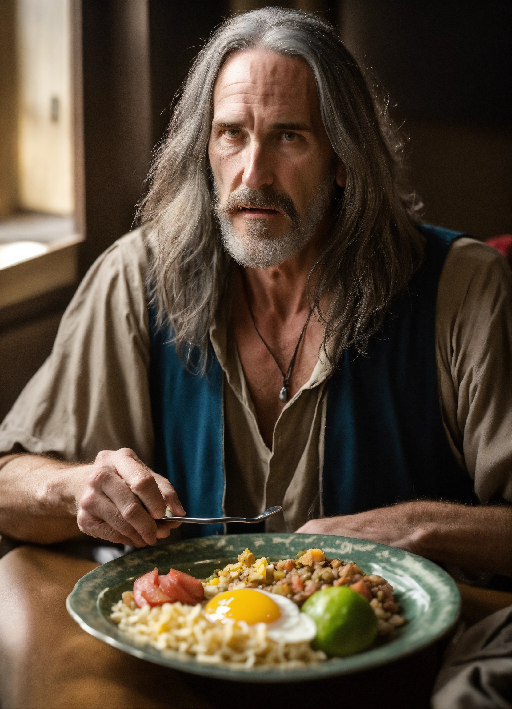 Lexica - In photographic style Matt Mercer as a tall long distance ...