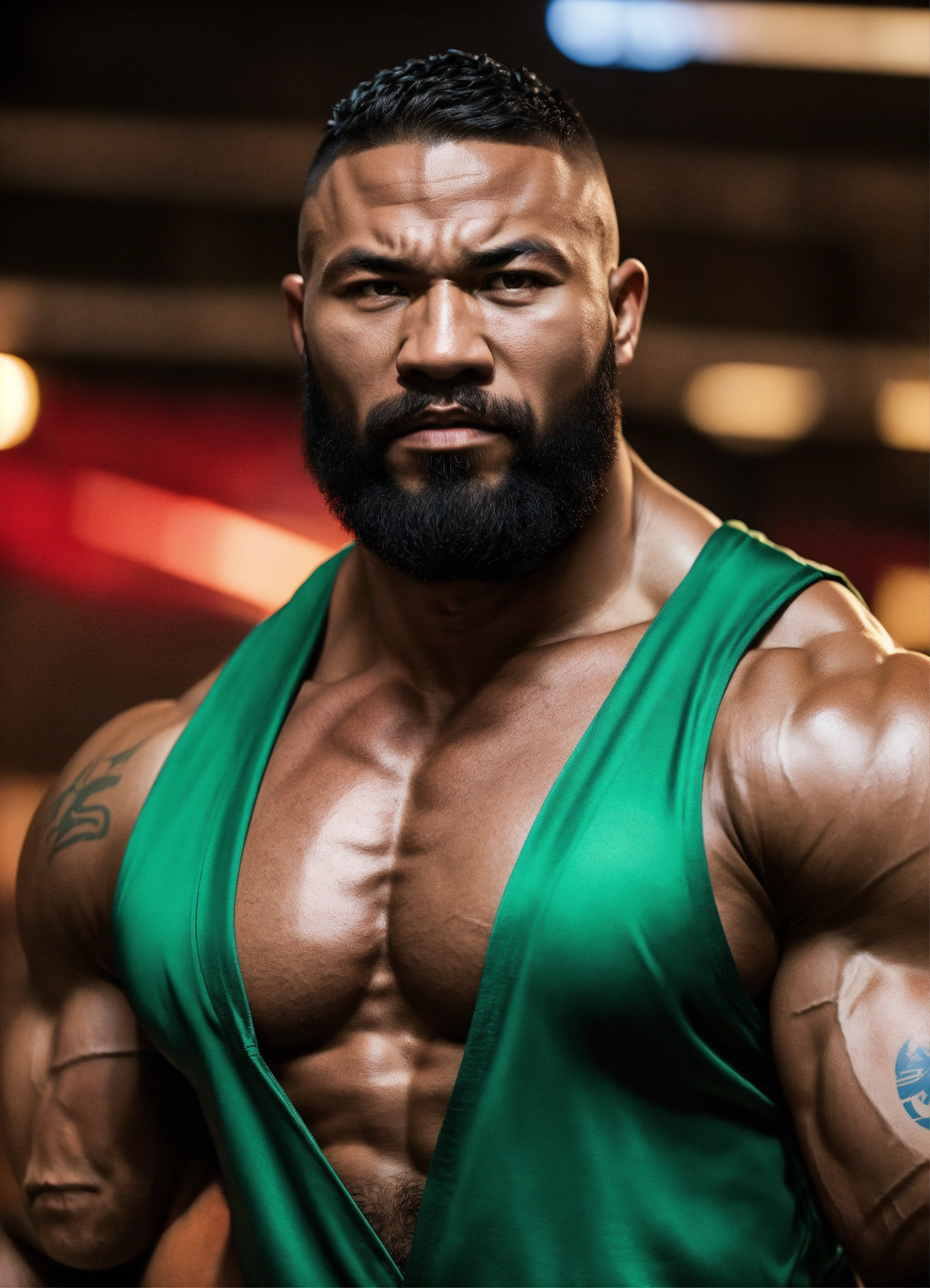 Lexica - 30-year-old wrestler with big muscles, bodybuilder, big, Kano ...