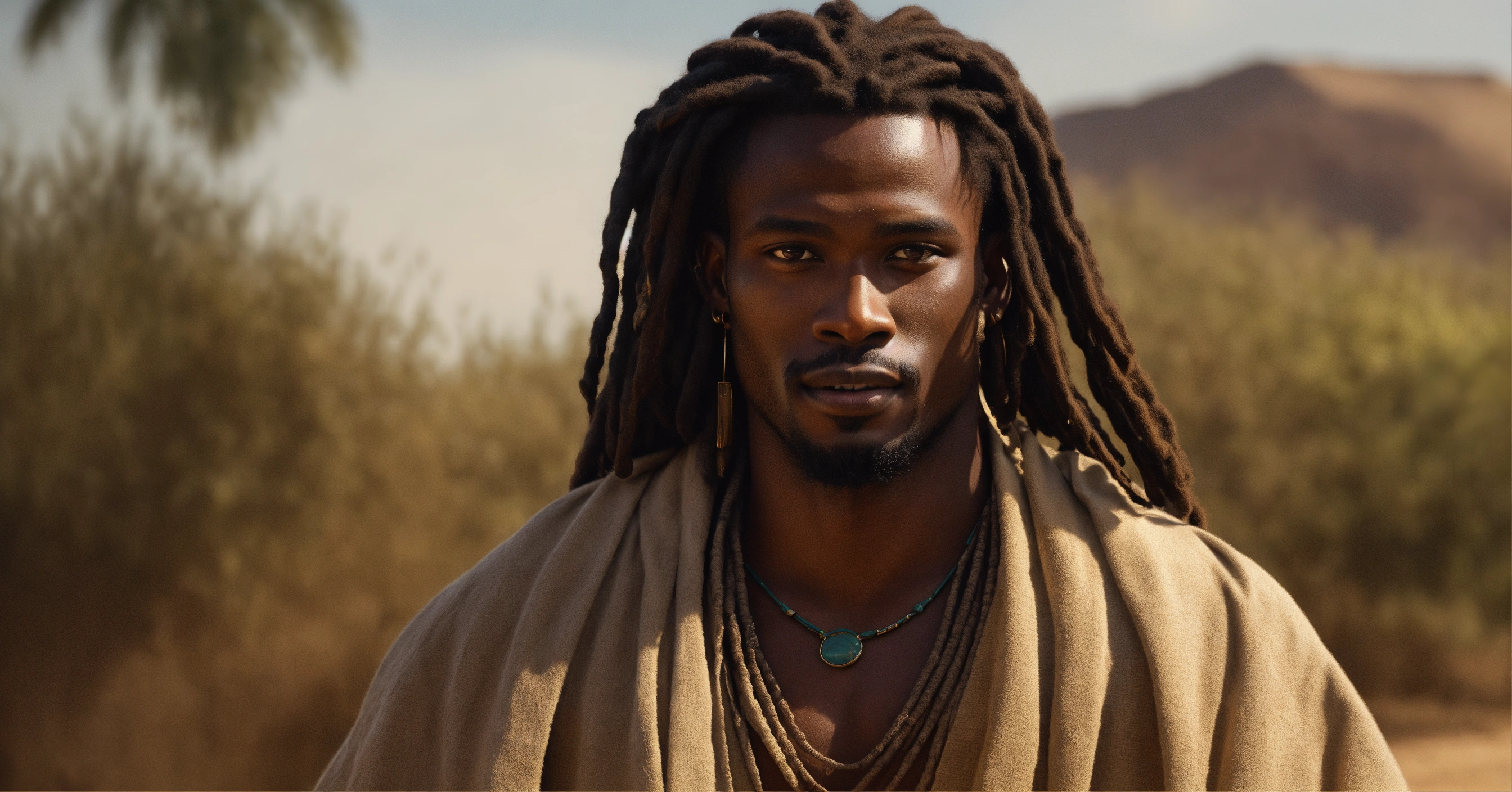 Lexica - Illustrate a view of a young handsome, strong, broad ...