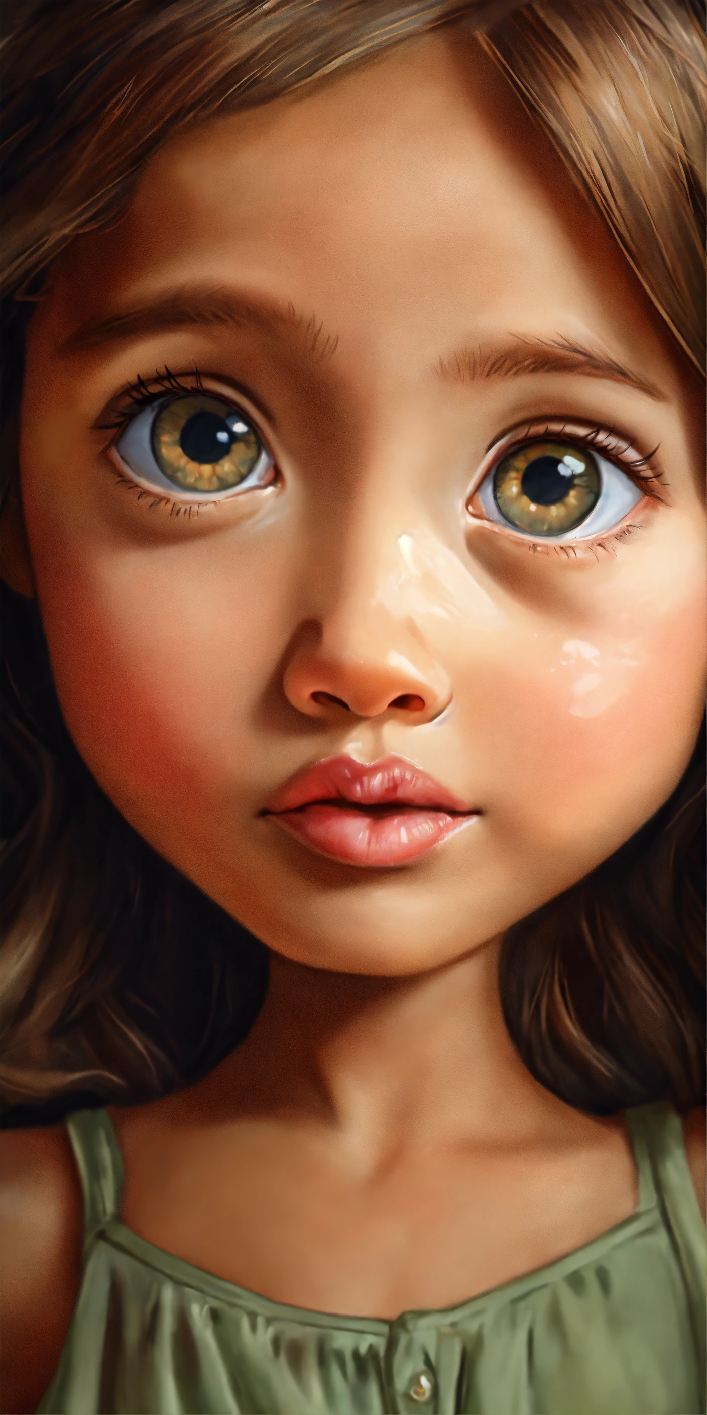 Lexica - Angelina Jolie cute baby cartoon ultra realist big eyes