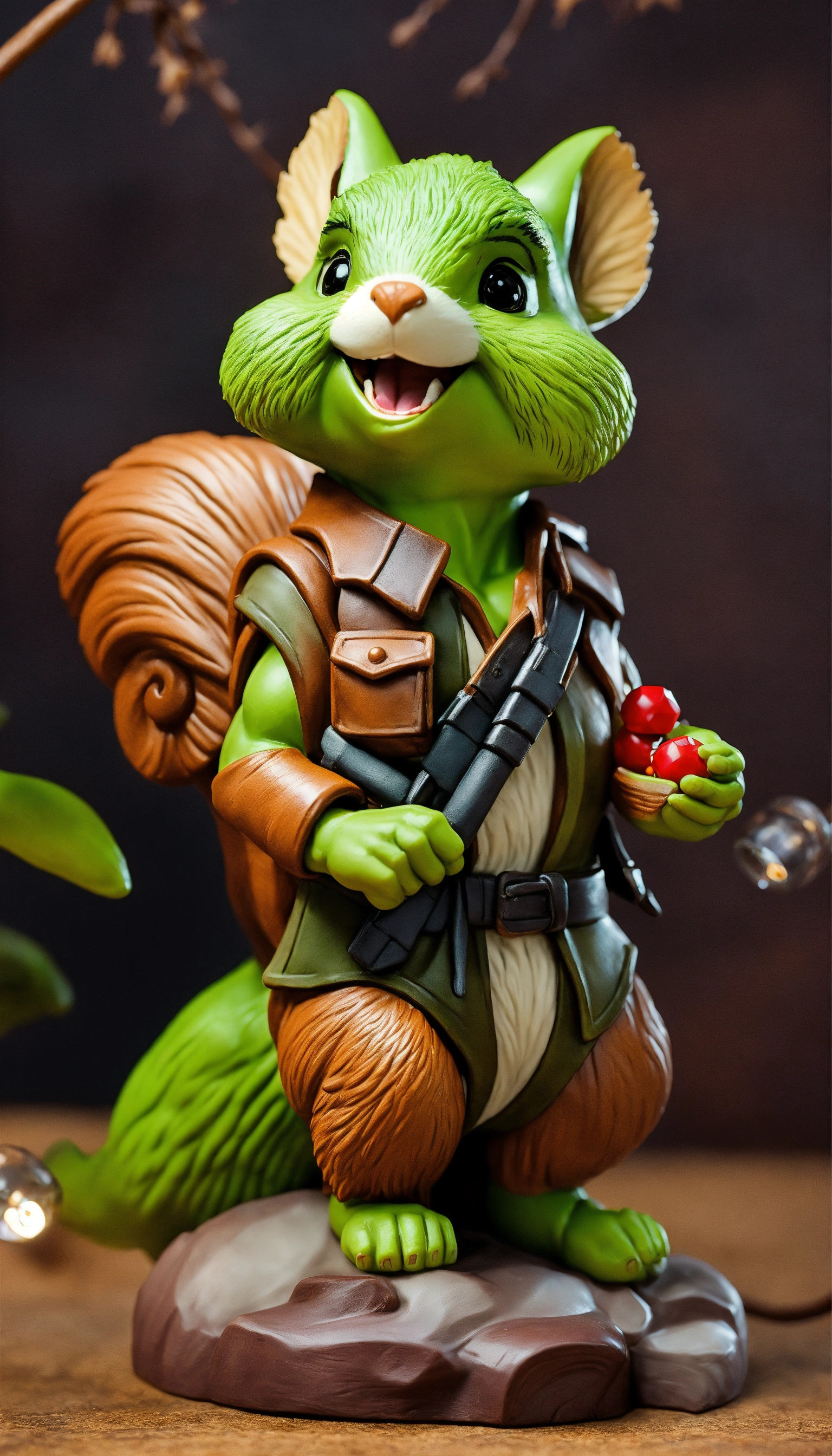 Lexica - Cute squirrel adventure figure, hulk themed squirrel, whelan ...