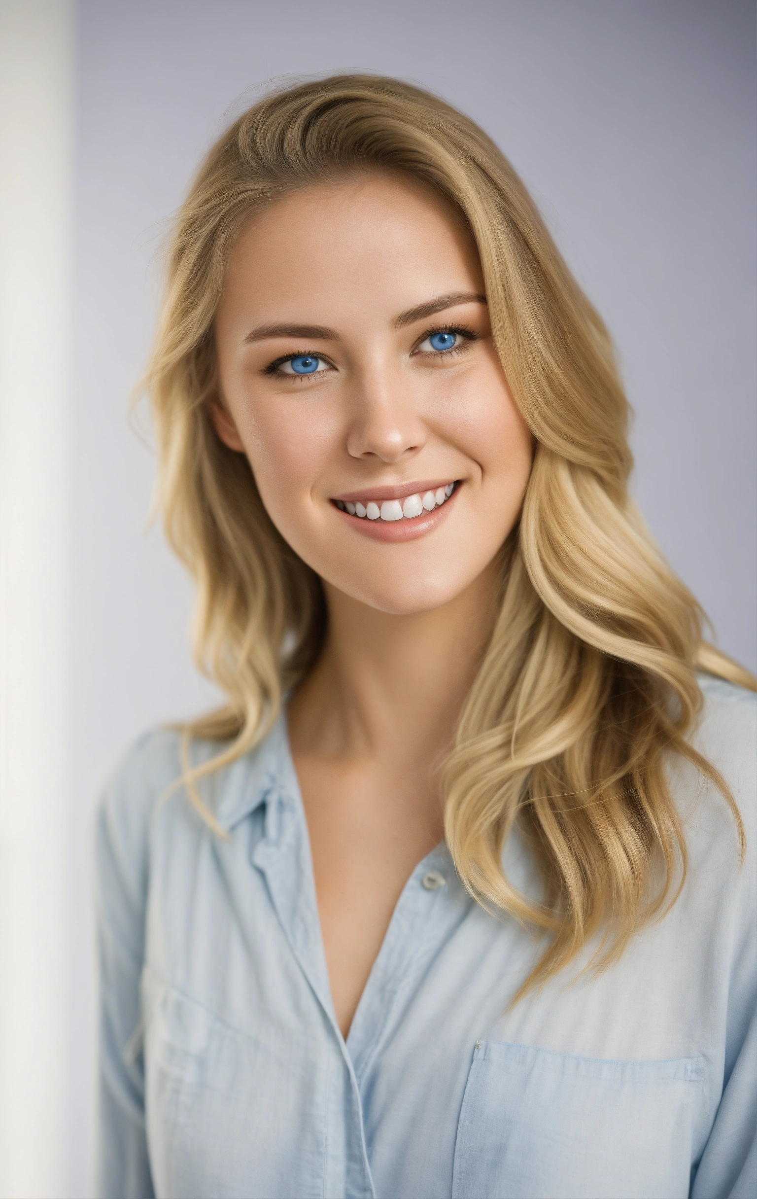 Lexica - A beautiful young woman in her mid 20s with blonde hair. She ...