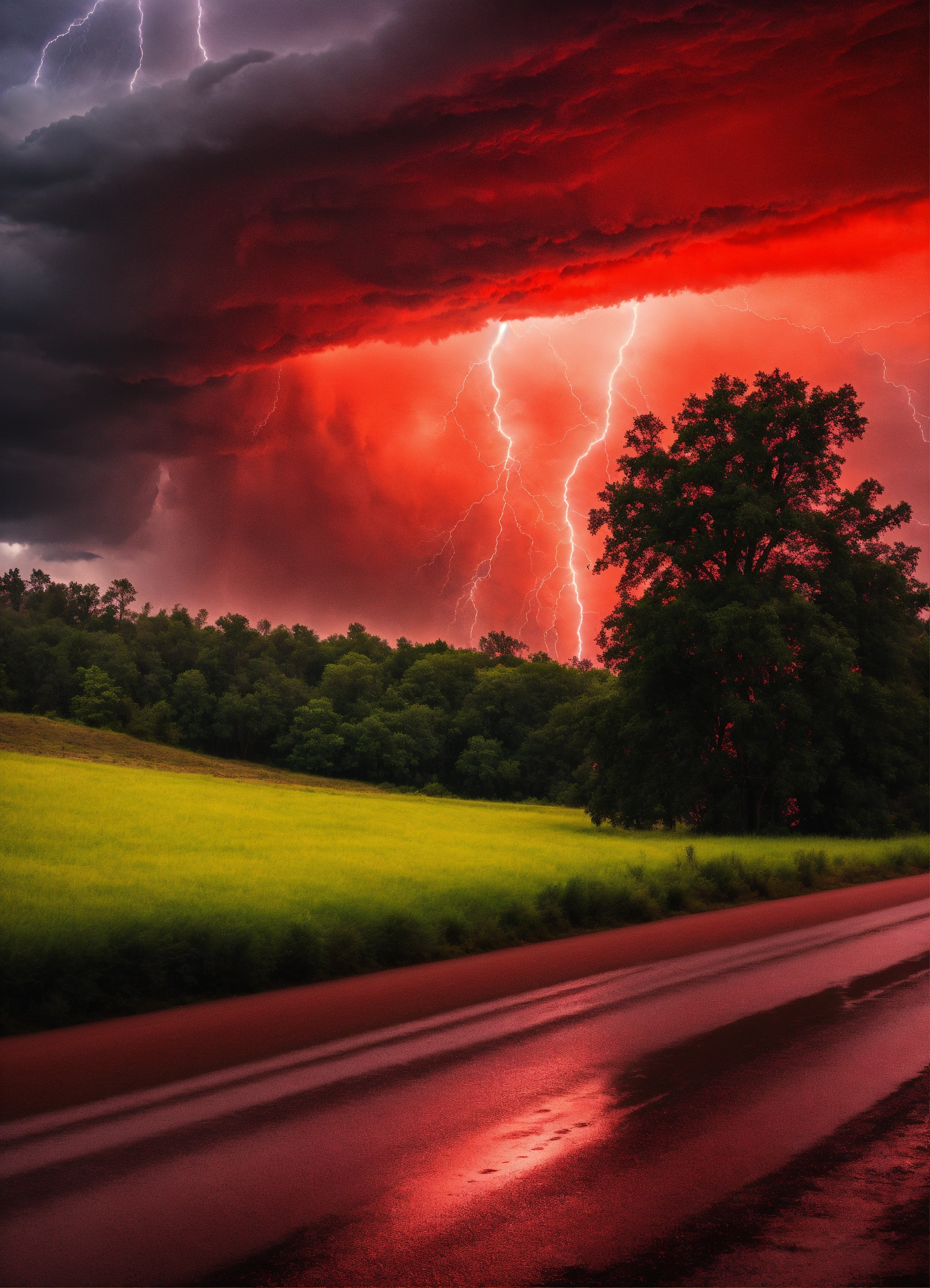 Lexica - Red thunder storm