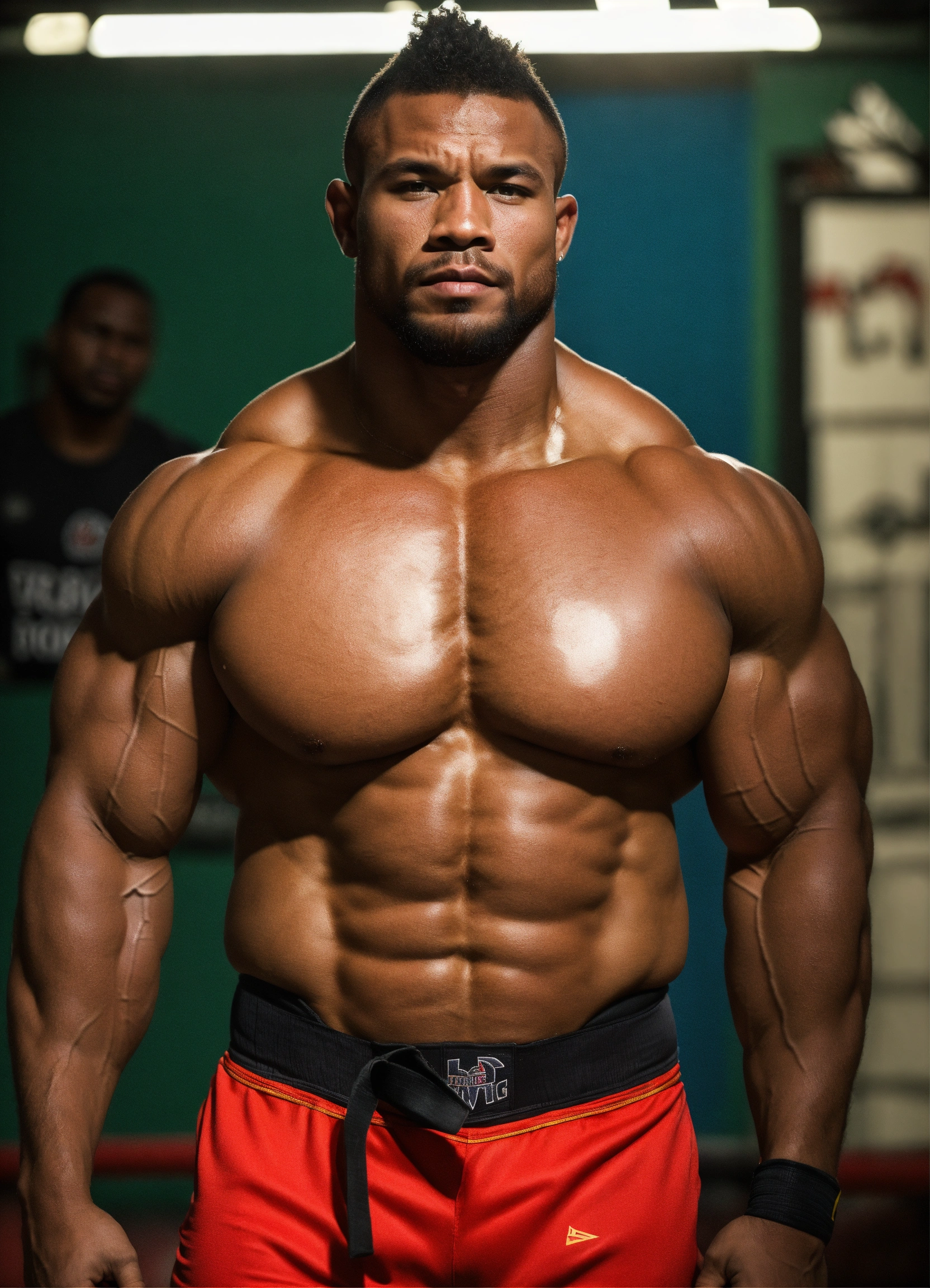 Lexica - 30-year-old wrestler with big muscles, bodybuilder, Tobagonian ...