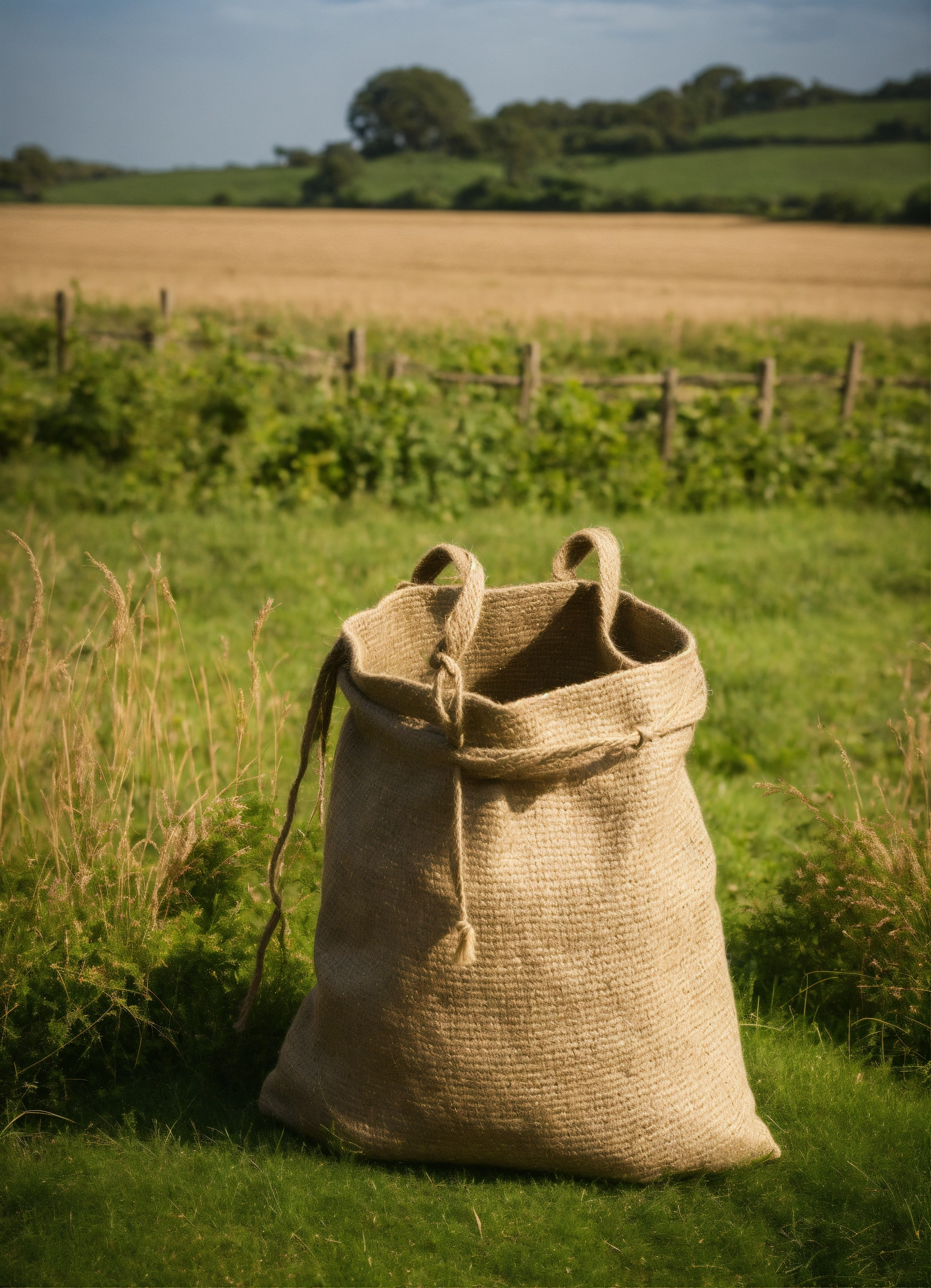 Lexica - 1 full jute bag sinched