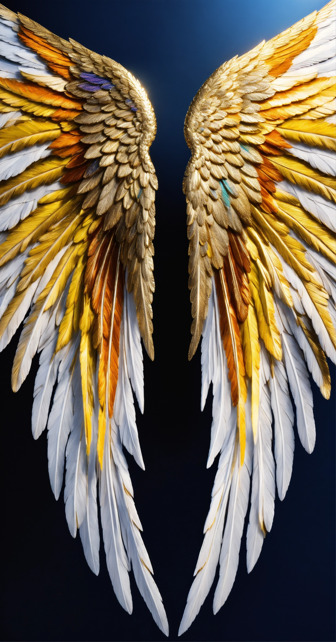 Lexica - Beautiful and perfect small angel wings in white, detailed and ...