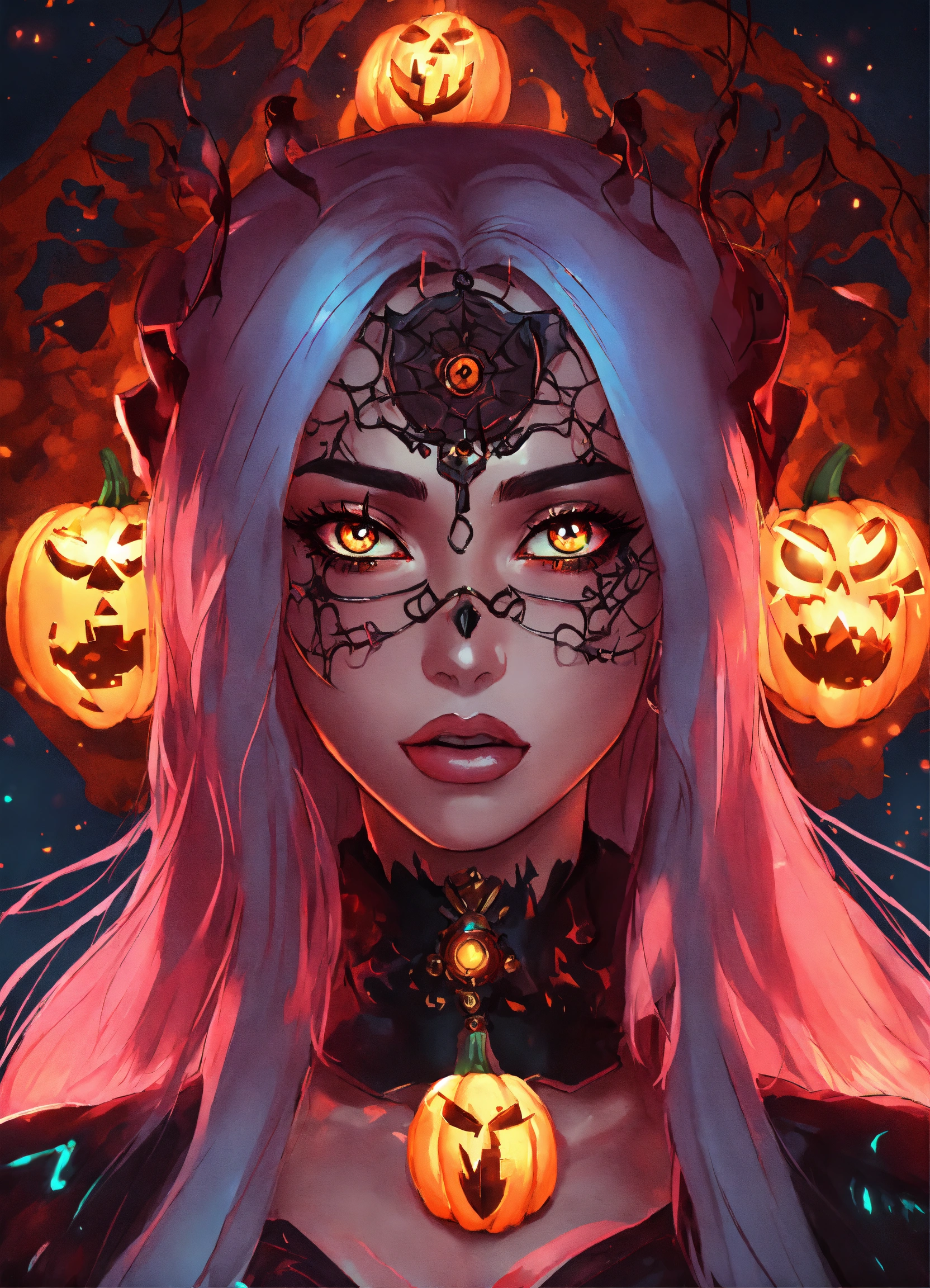 Lexica - Halloween skulls Anime, nikita dragun, evil demon, cosmic ...