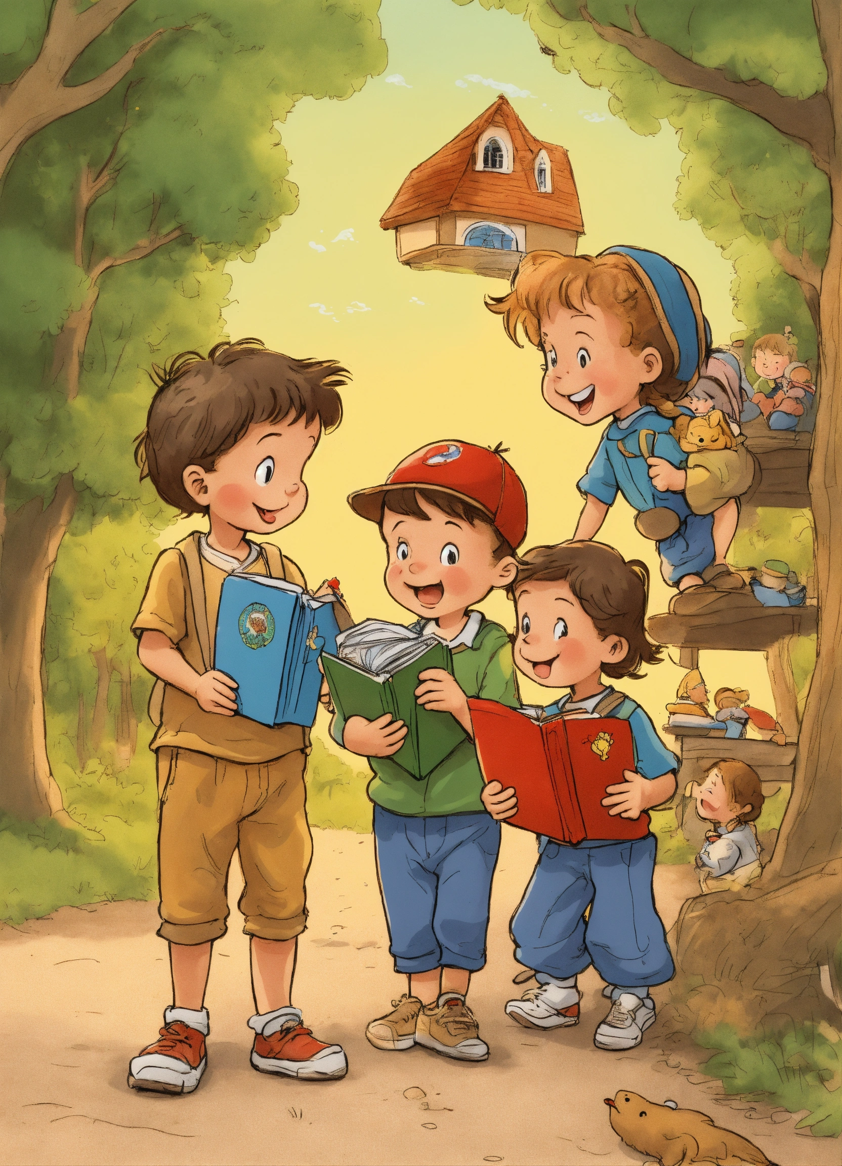 Lexica - 4 enfants sont dans un internat et cherchent une carte au ...