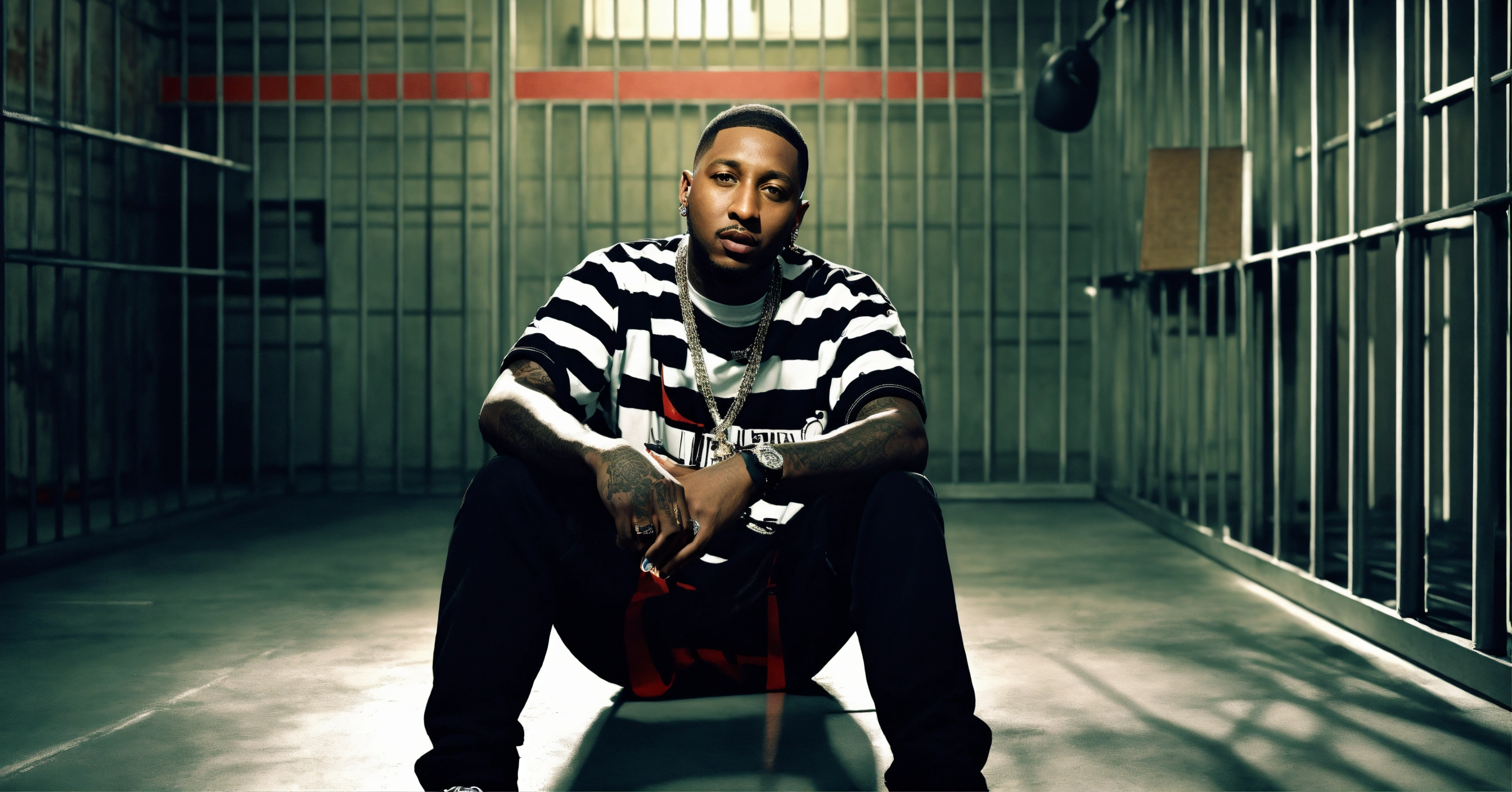 Lexica - Full body shot Pop art, hyperrealist portrait of rapper "Maino ...