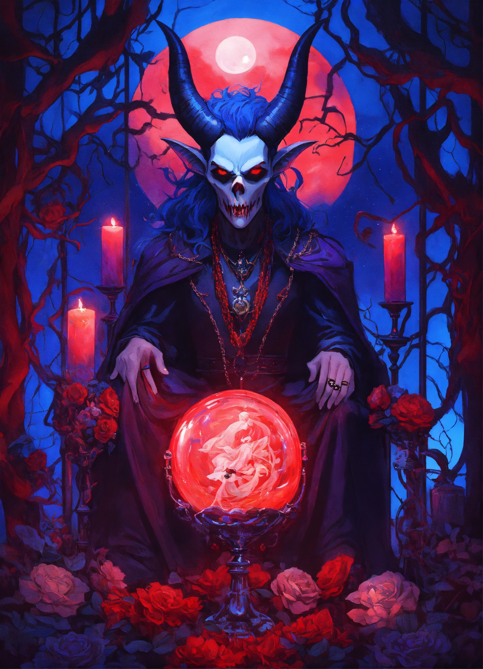 Lexica - ALL GLASSBLOWING VAMPIRE STYLE DOLL MAN devil Big baphomet big ...