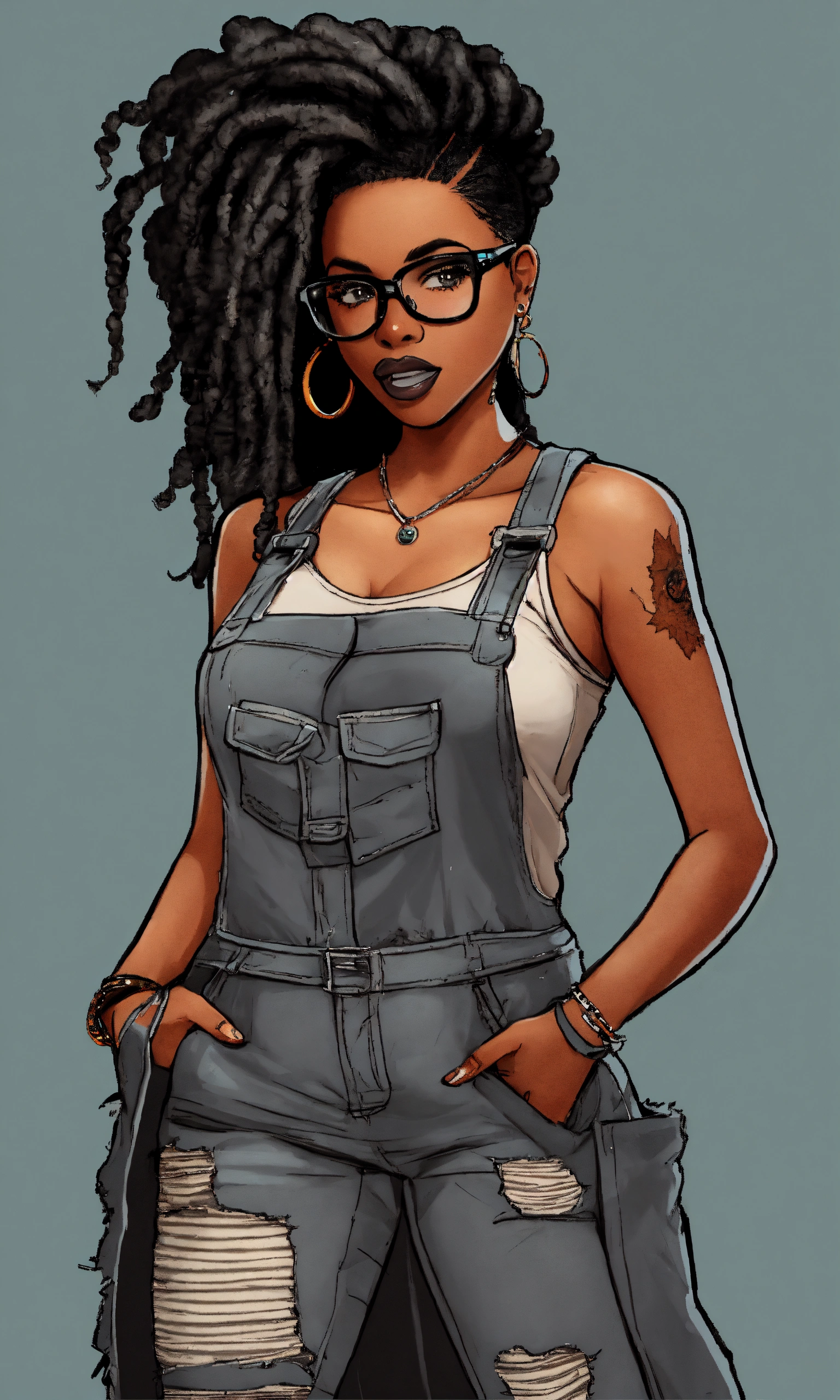 Lexica - CARTOON, ILLUSTRATION, AFRICAN AMERICAN goth rockabilly full ...