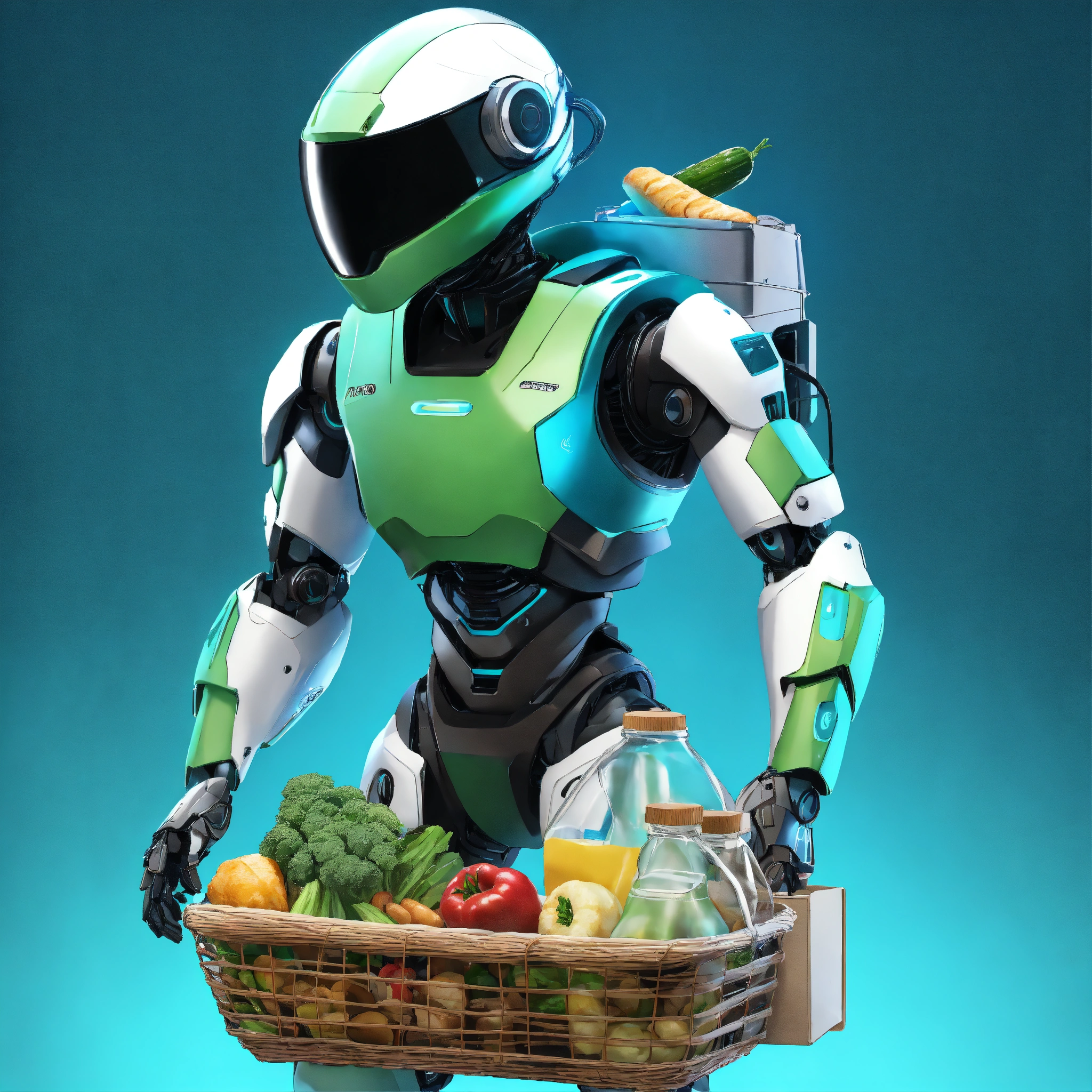 Lexica - A passionate male robot on hoverboard, realistic man face ...