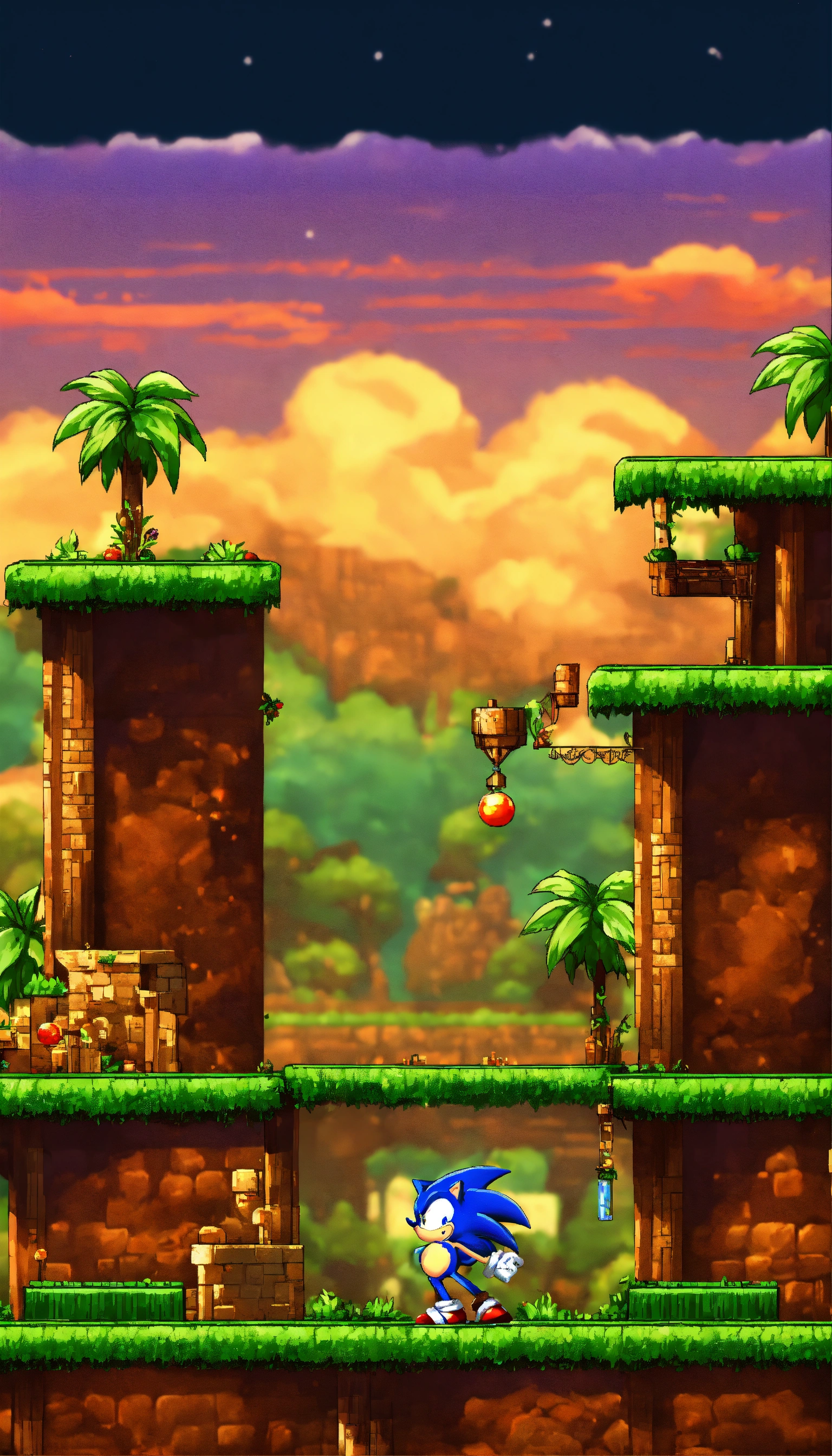 Lexica - Side-scrolling Sonic style platform game