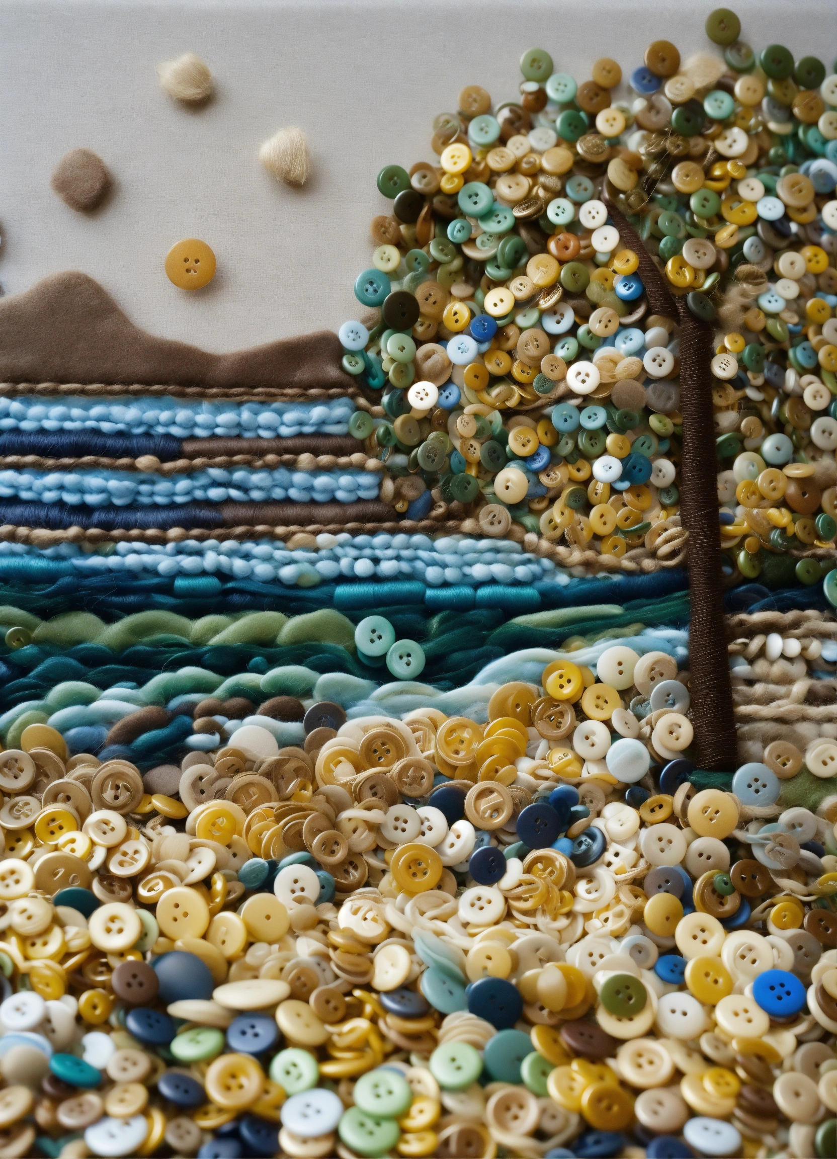 Lexica - Picture of a sea shore scene everything in the picture made ...