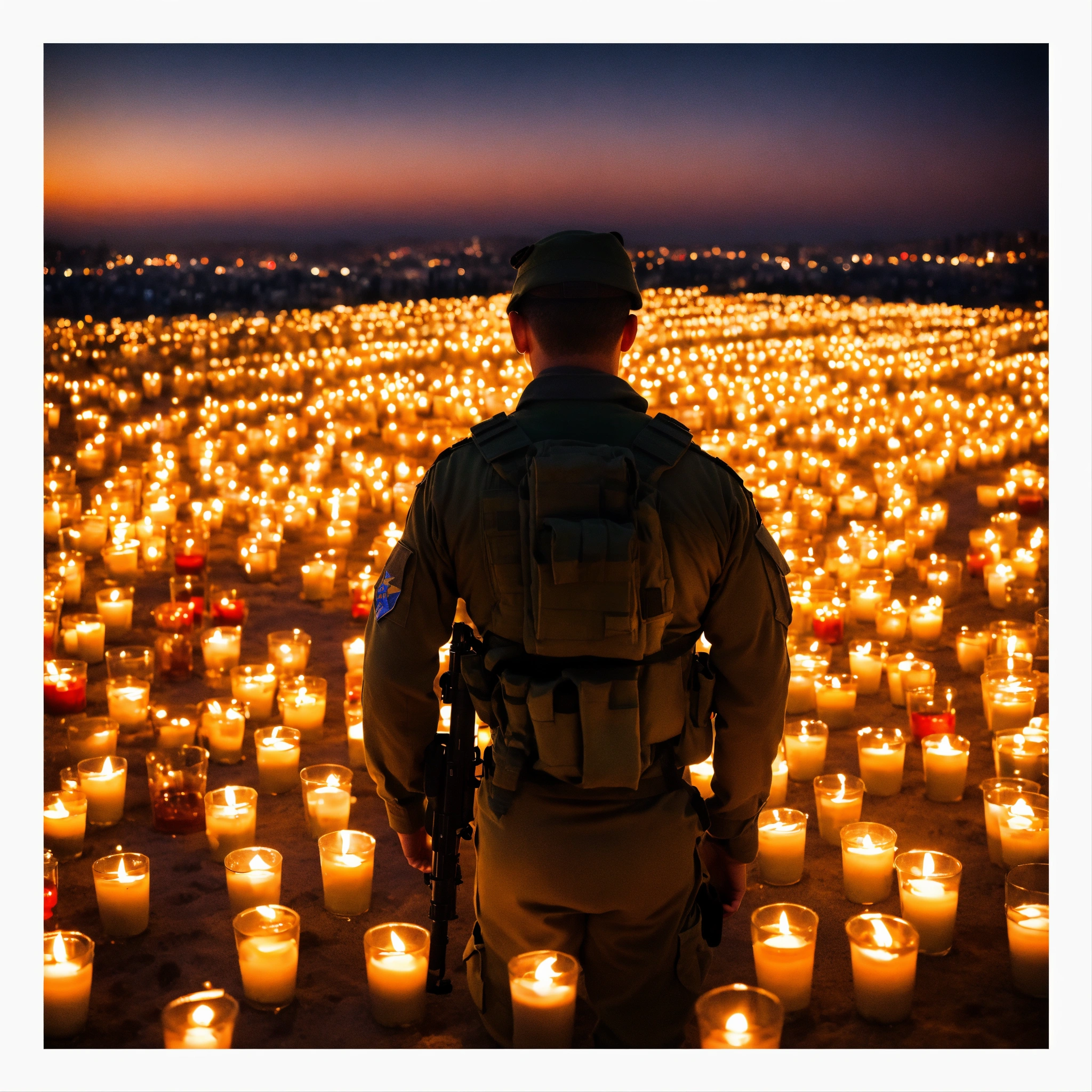 Lexica - Create for me a realistic 8K image of a night lit by hundreds ...