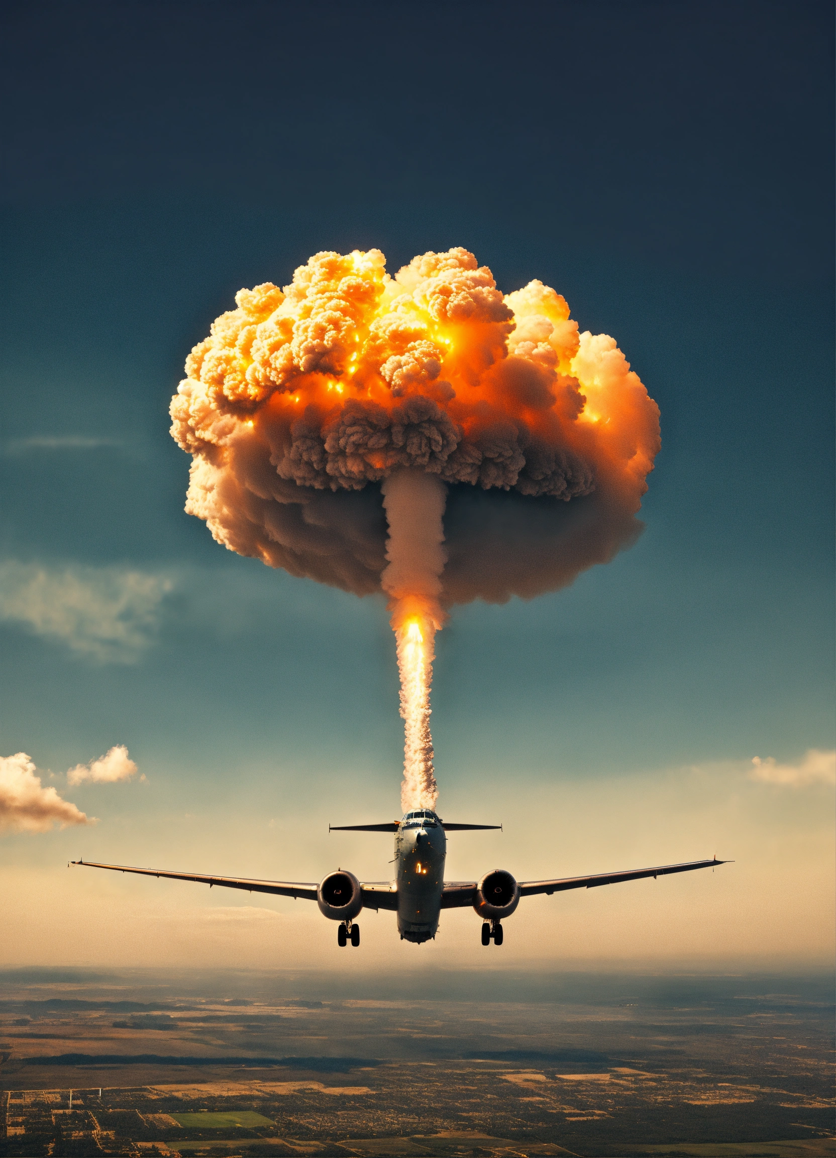 Lexica - Old Plane dropping a nuclear bomb