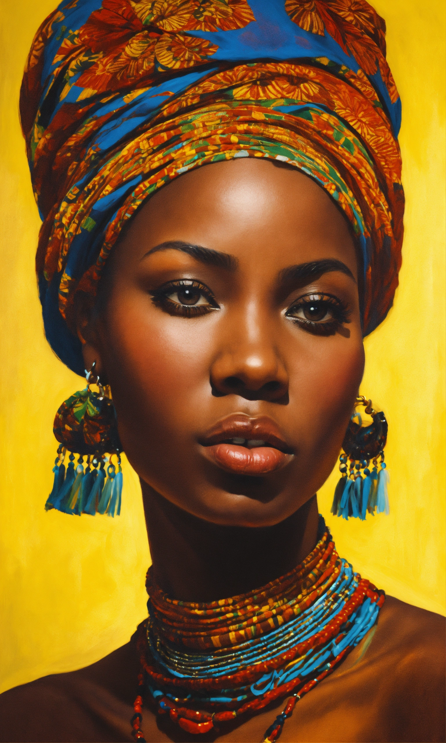 Lexica - Portrait of african woman