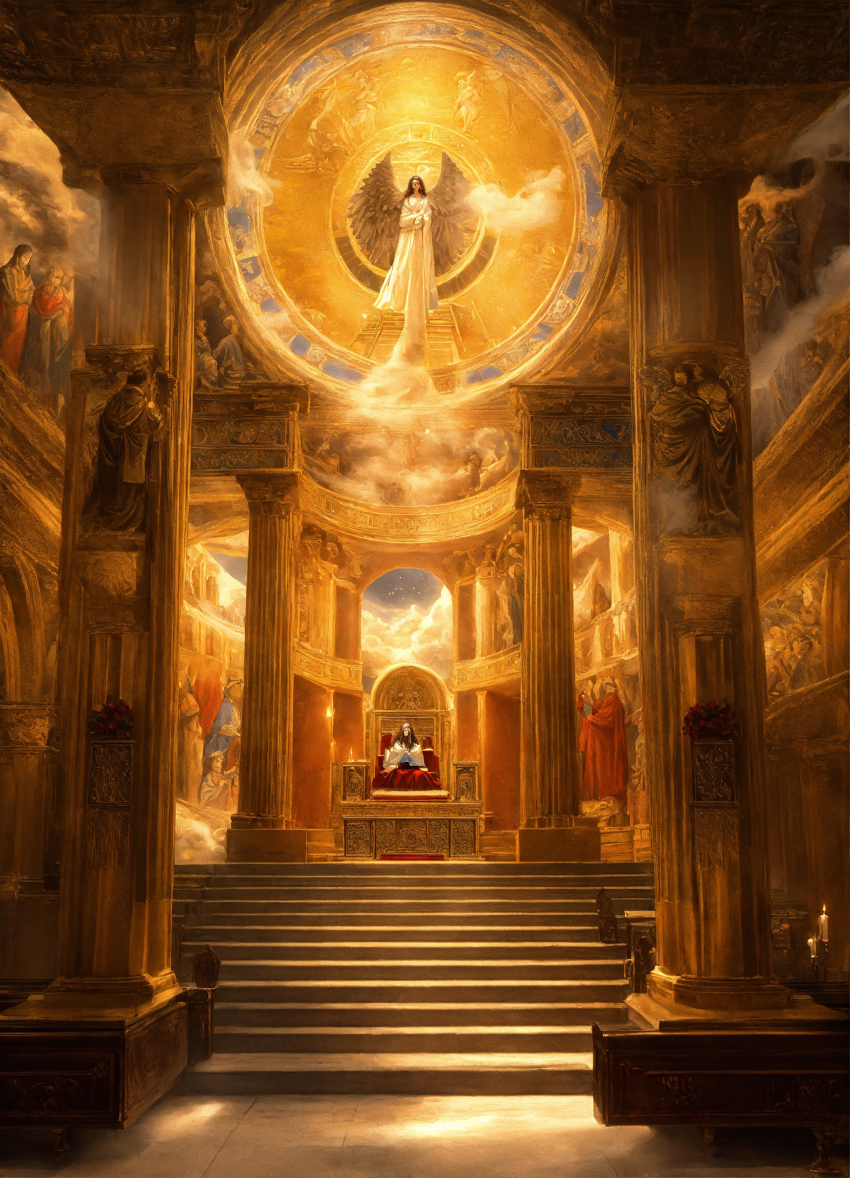 Lexica - Jesus Christ high and exalted and seated on a throne and the ...