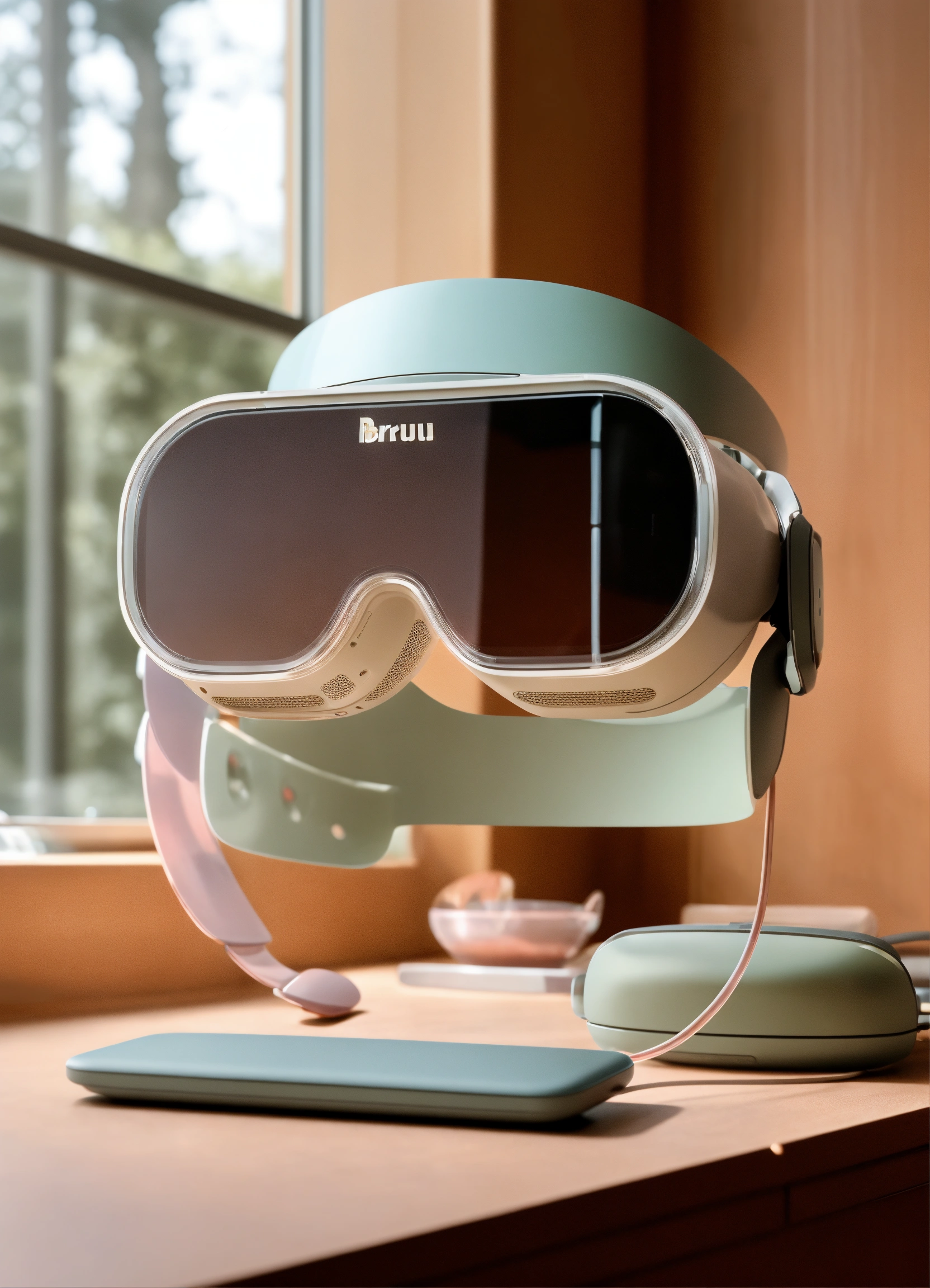 Lexica - A stunning, minimalist, thin, pastel translucent glass VR ...