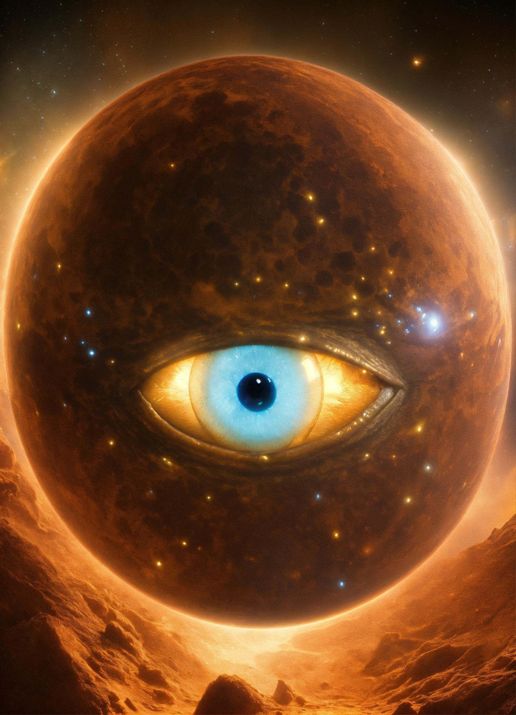 Lexica - The most striking feature of this alien is its eyes, which ...