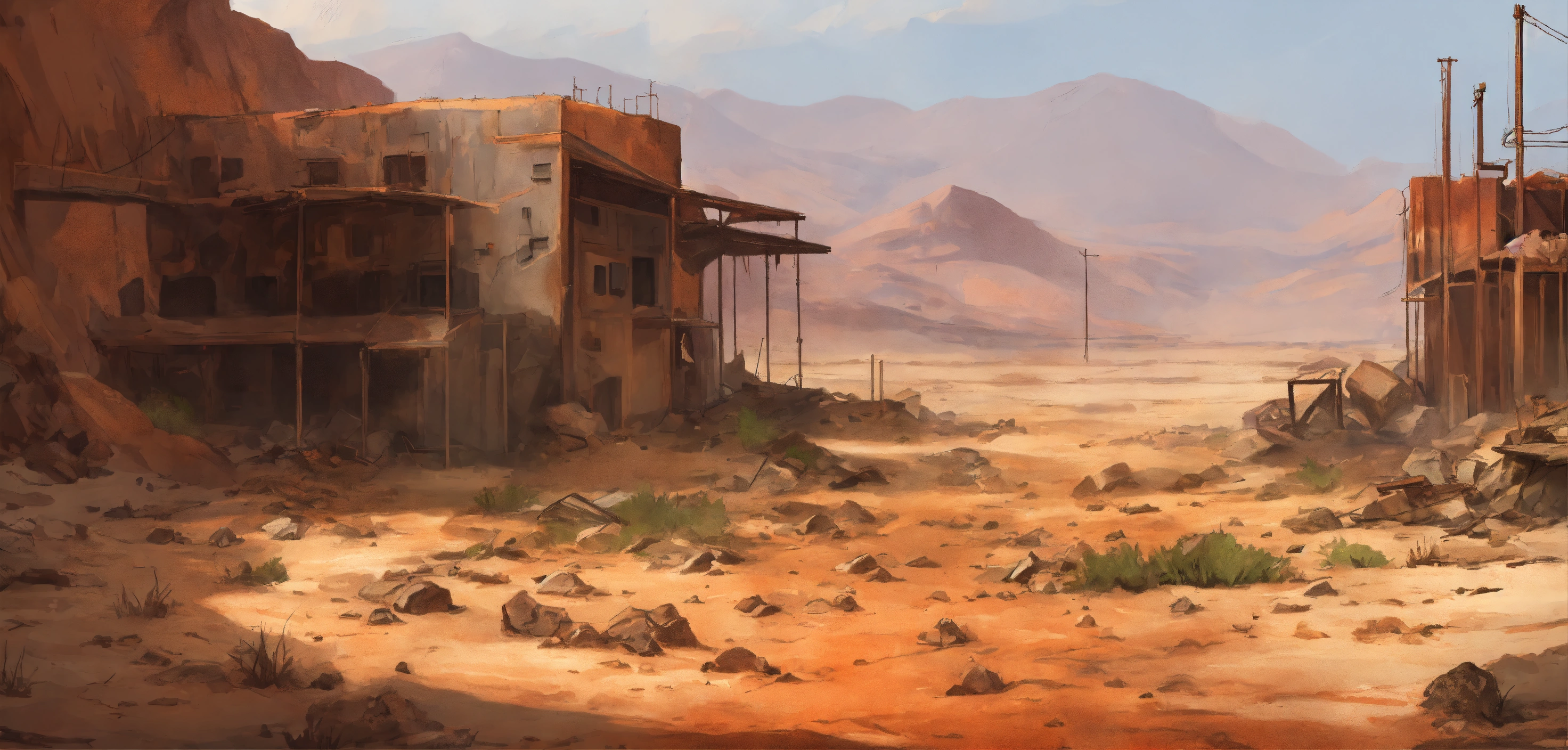 Lexica - Conept art digital realistic painting, post apocalyptic ...