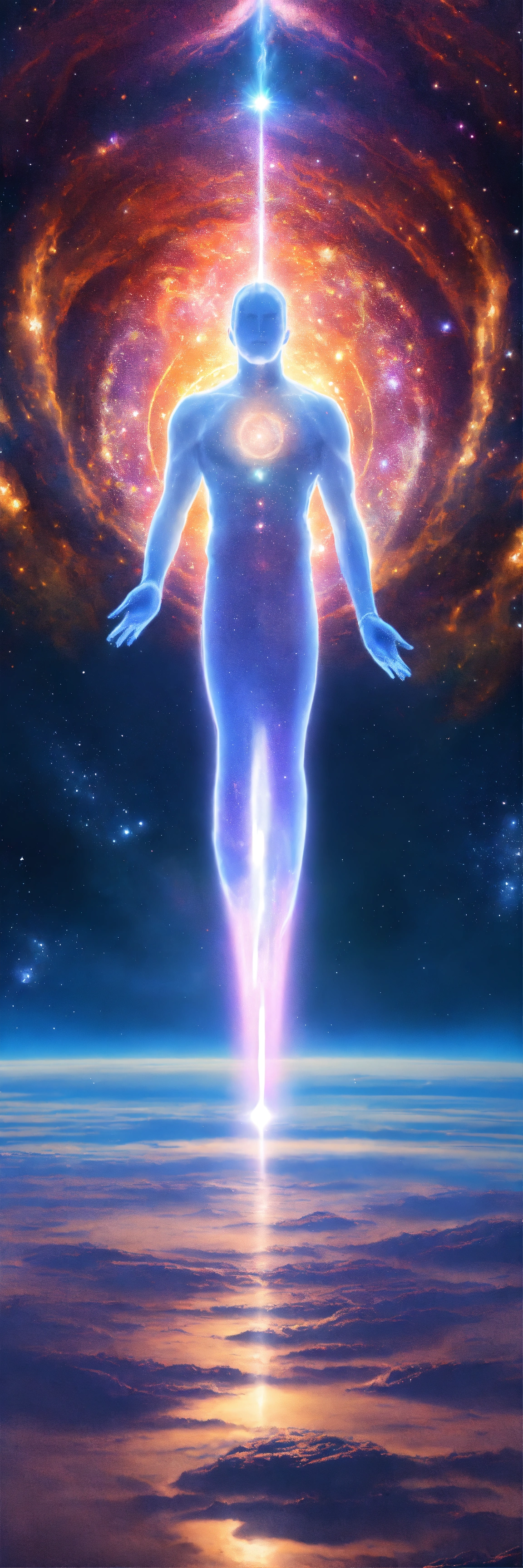 Lexica - Lemurian entity levitation into a cosmic meditation in space